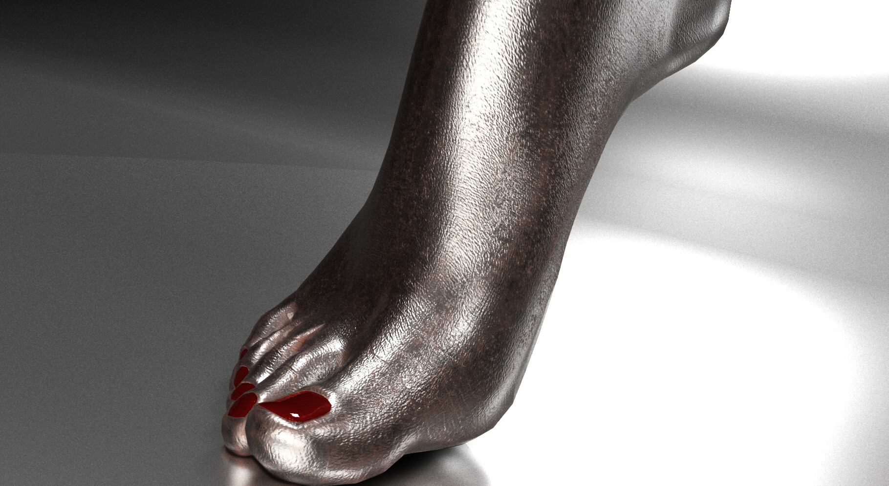 ArtStation - a foot 3d sculpting, texturing, rendering