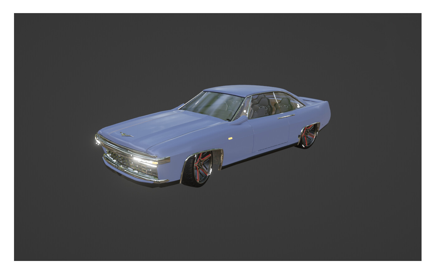 ArtStation - Concept Car based on 1967 Chevrolet Impala