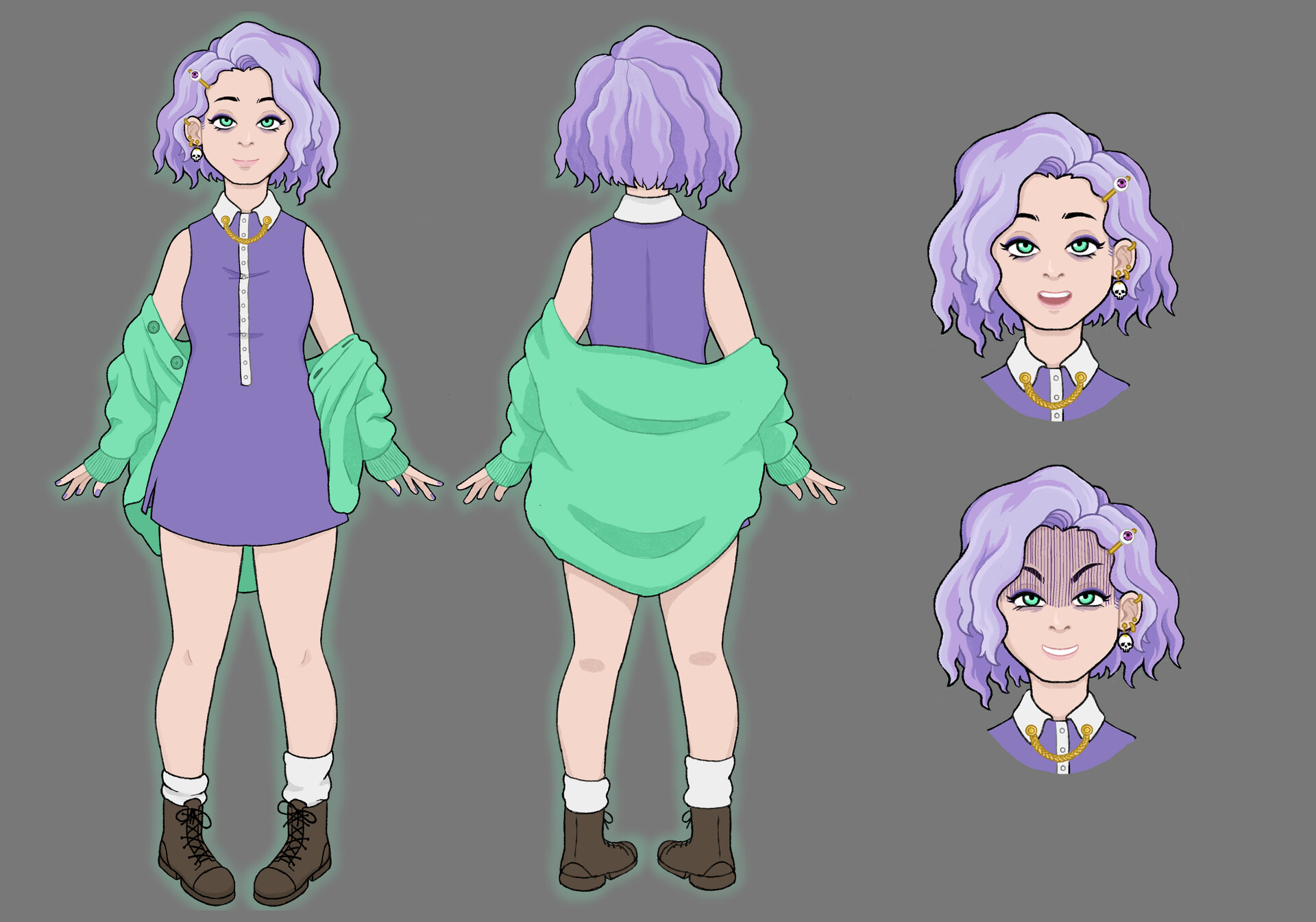 ArtStation - VTUBER Character Concept Art