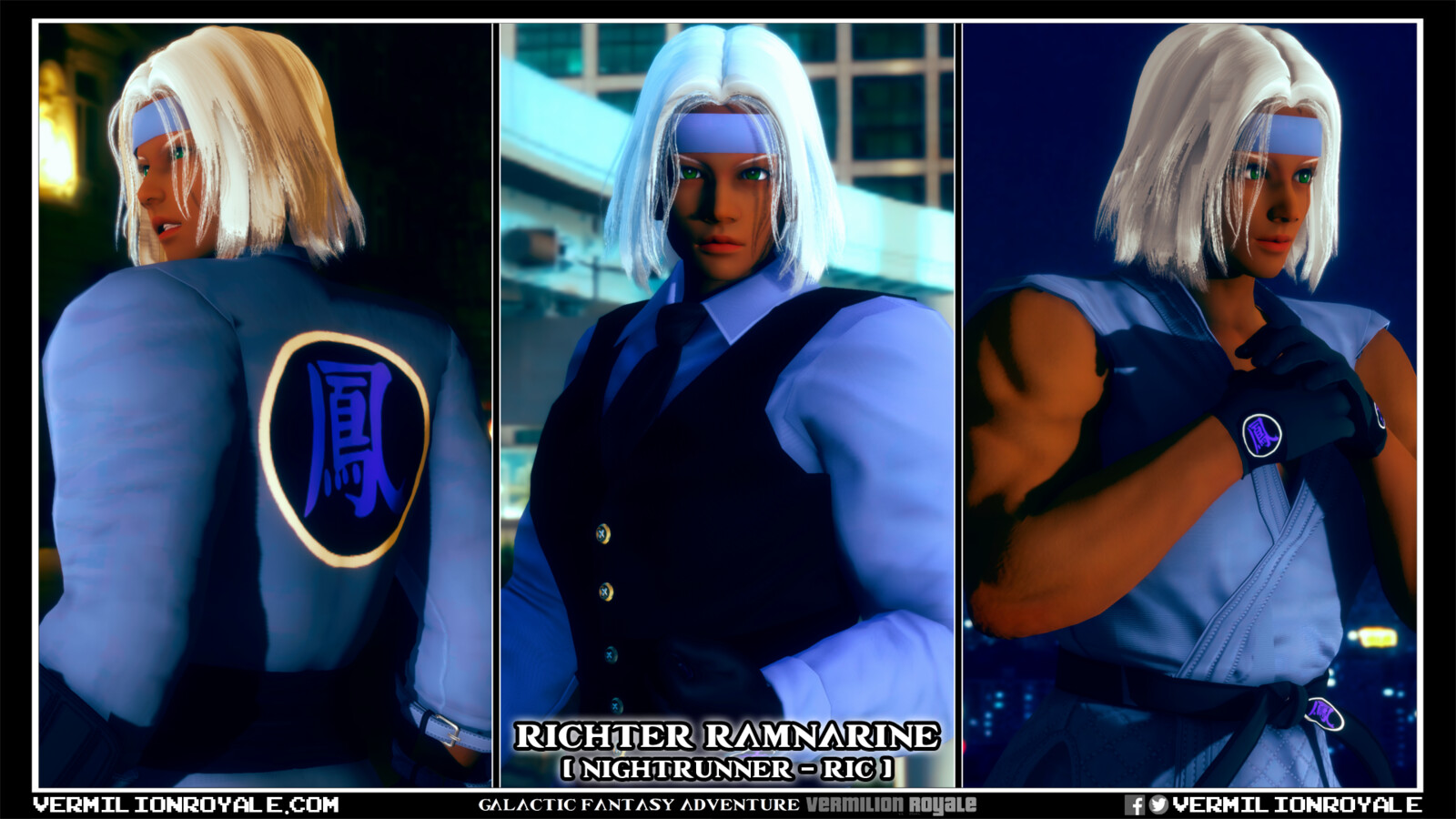 Vermilion Royale - VR - Character Profile - Richter M. Ramnarine #001