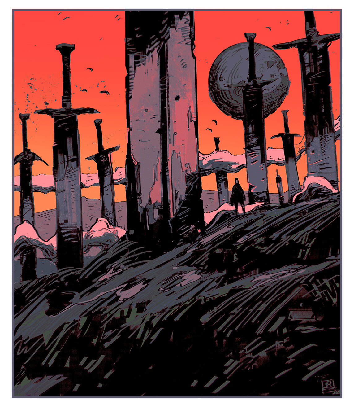 ArtStation - The Land Of The Forgotten Swords