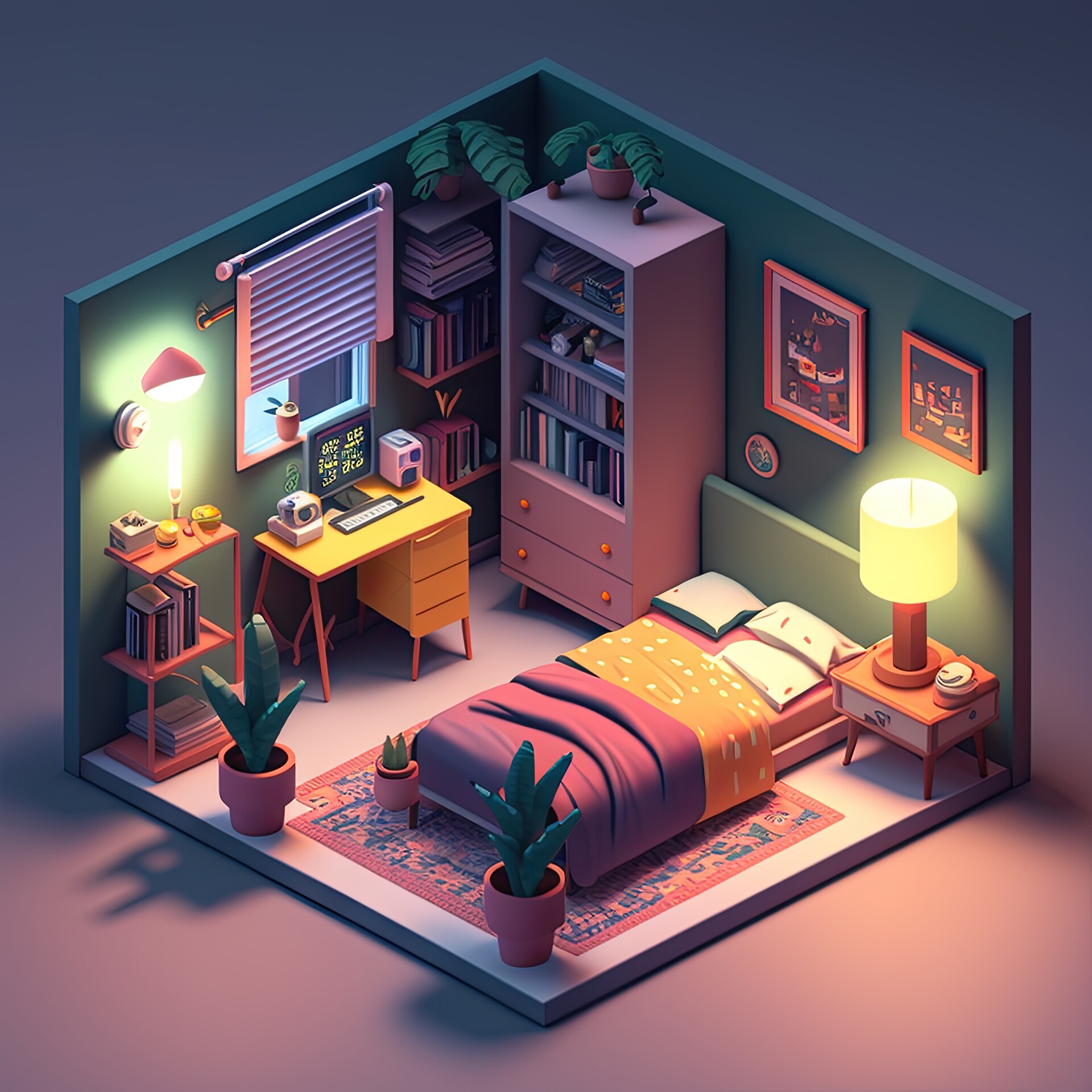 ArtStation - Cute Room! 2