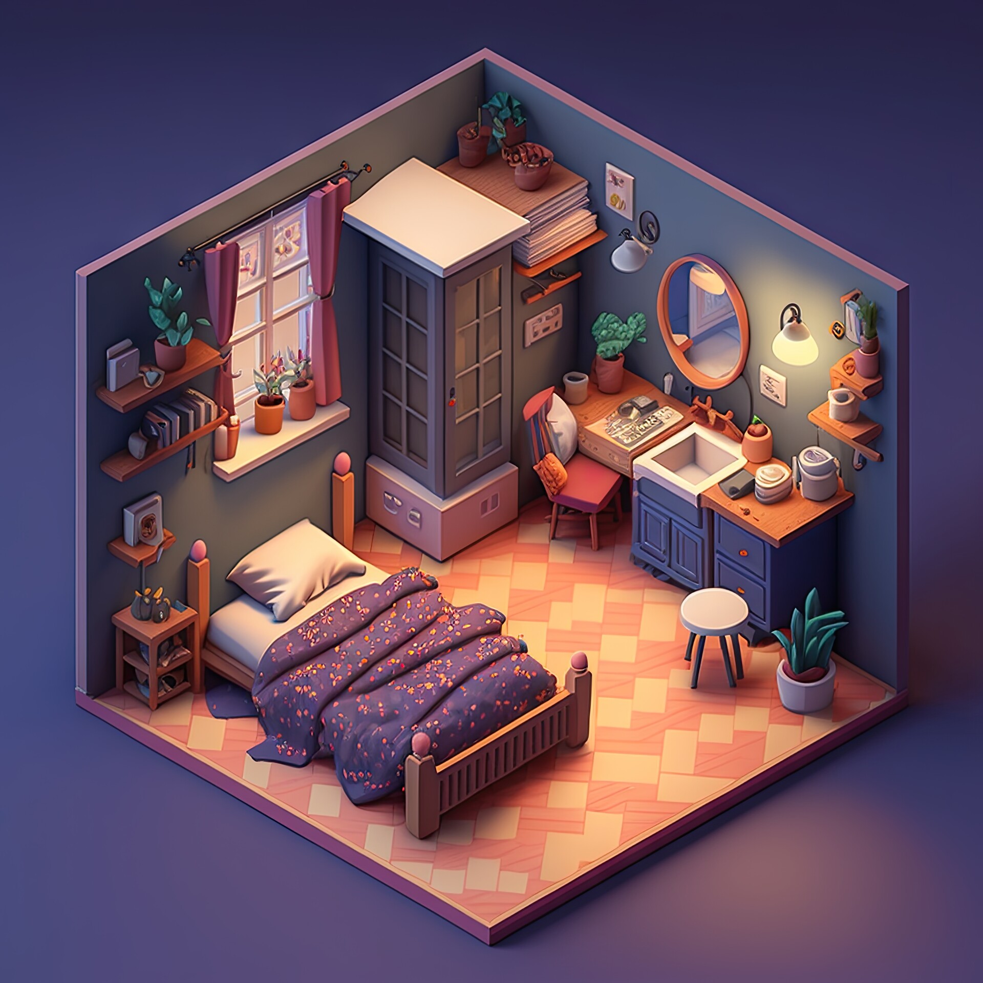 ArtStation - Cute Room! 4