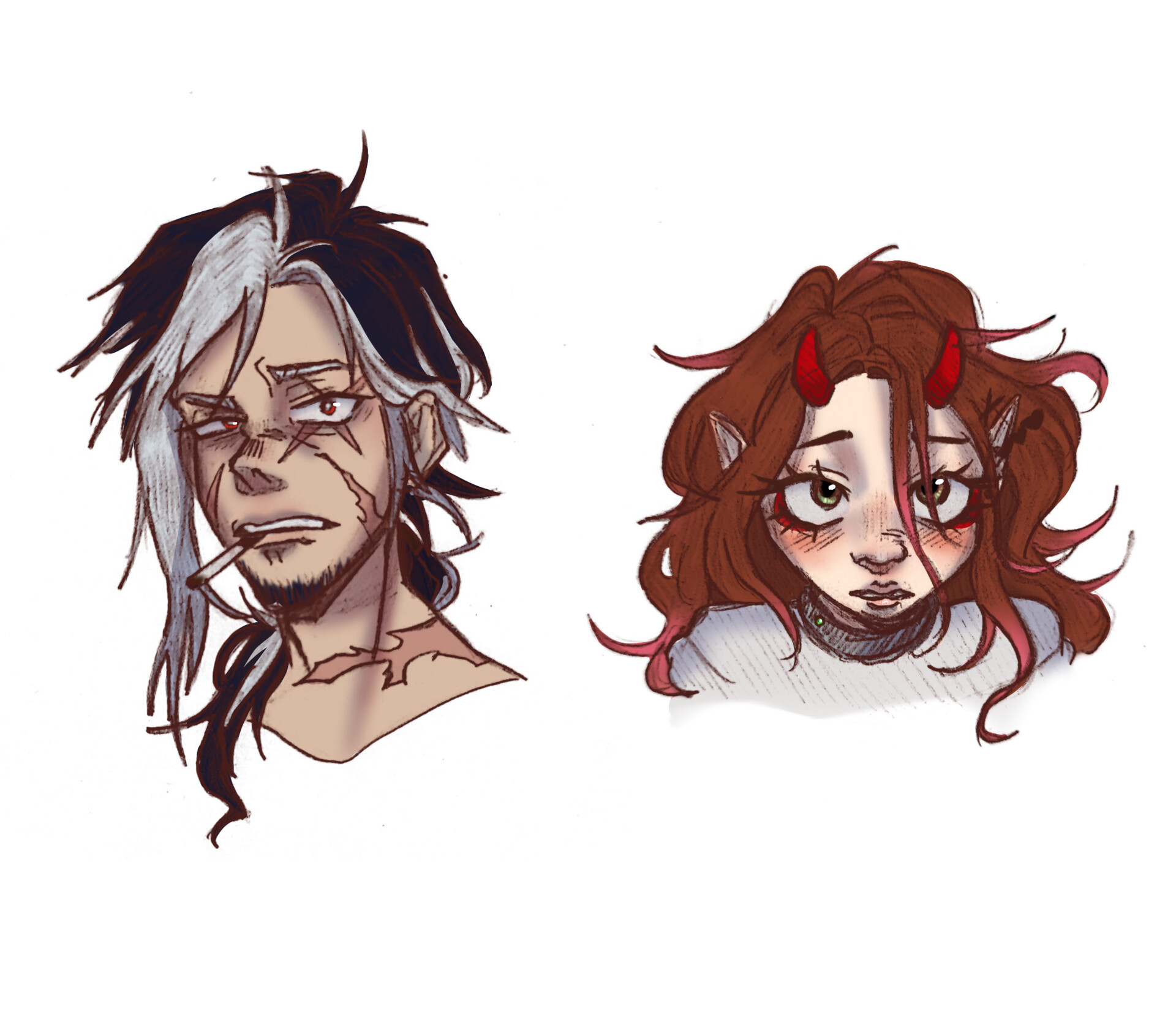 ArtStation - MHA OC'S - Ryū Akuma & The Father