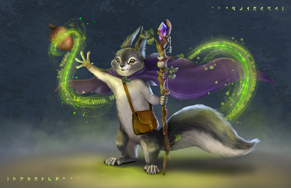 ArtStation - Squirrel Wizard