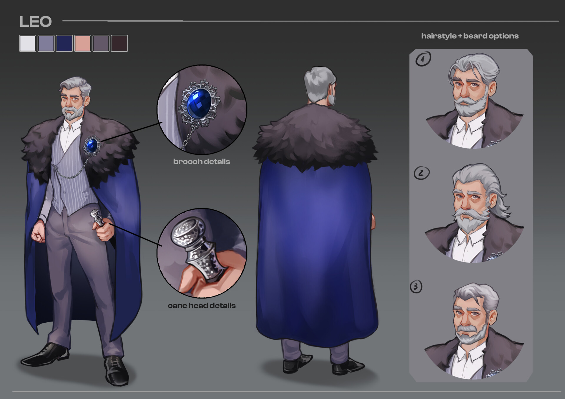 ArtStation - Leo - Character Sheet