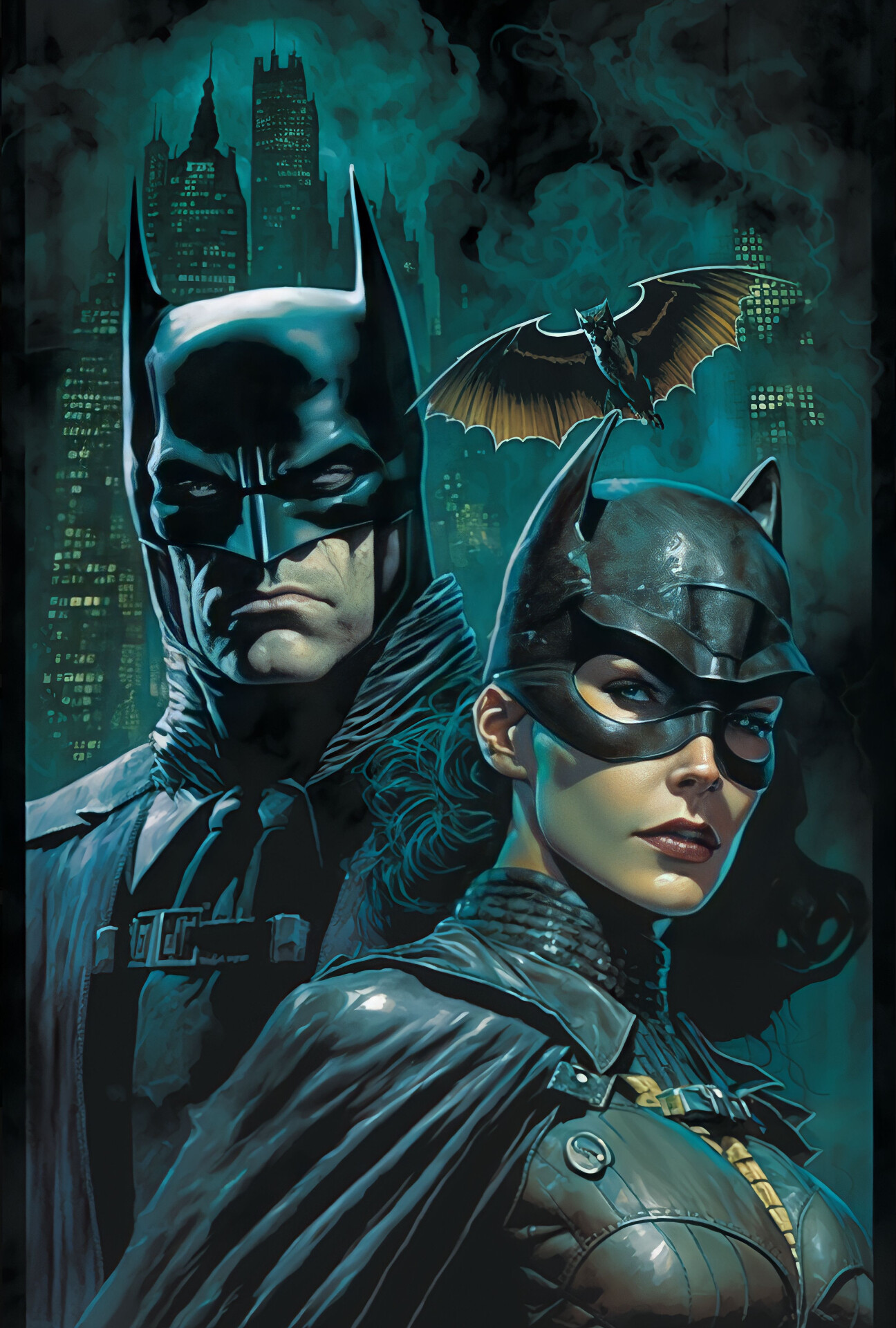 ArtStation - Batman and Batwoman