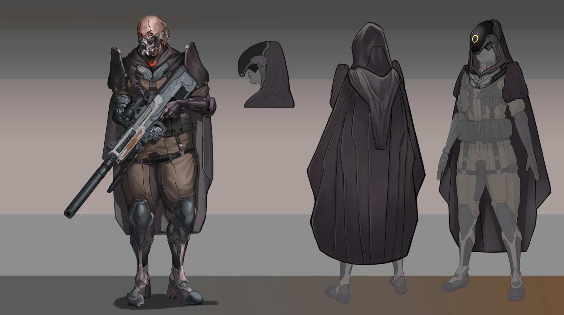 ArtStation - Cyborg assassin