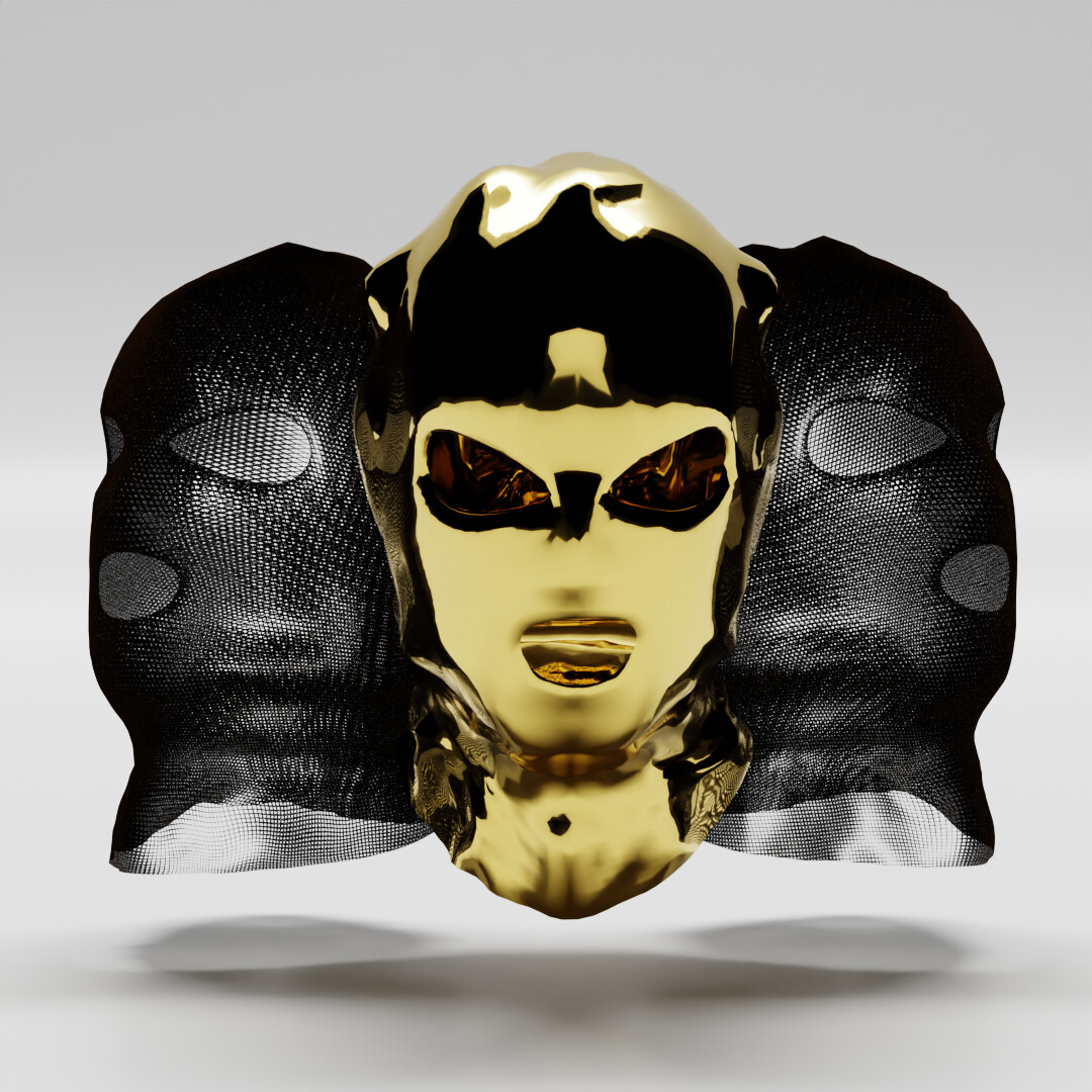 ArtStation - 3D Render of Three Balaclavas/ Ski Mask next to each other ...