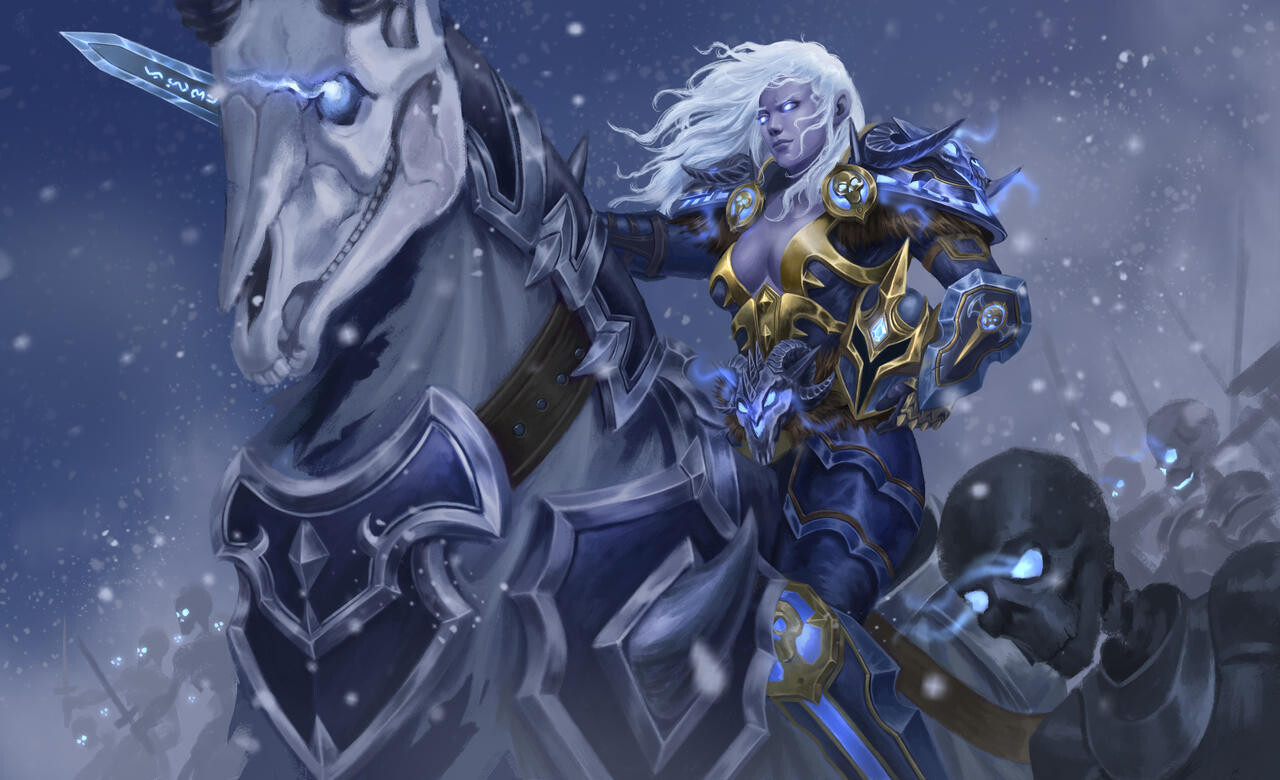 ArtStation - The Death knight (WoW)