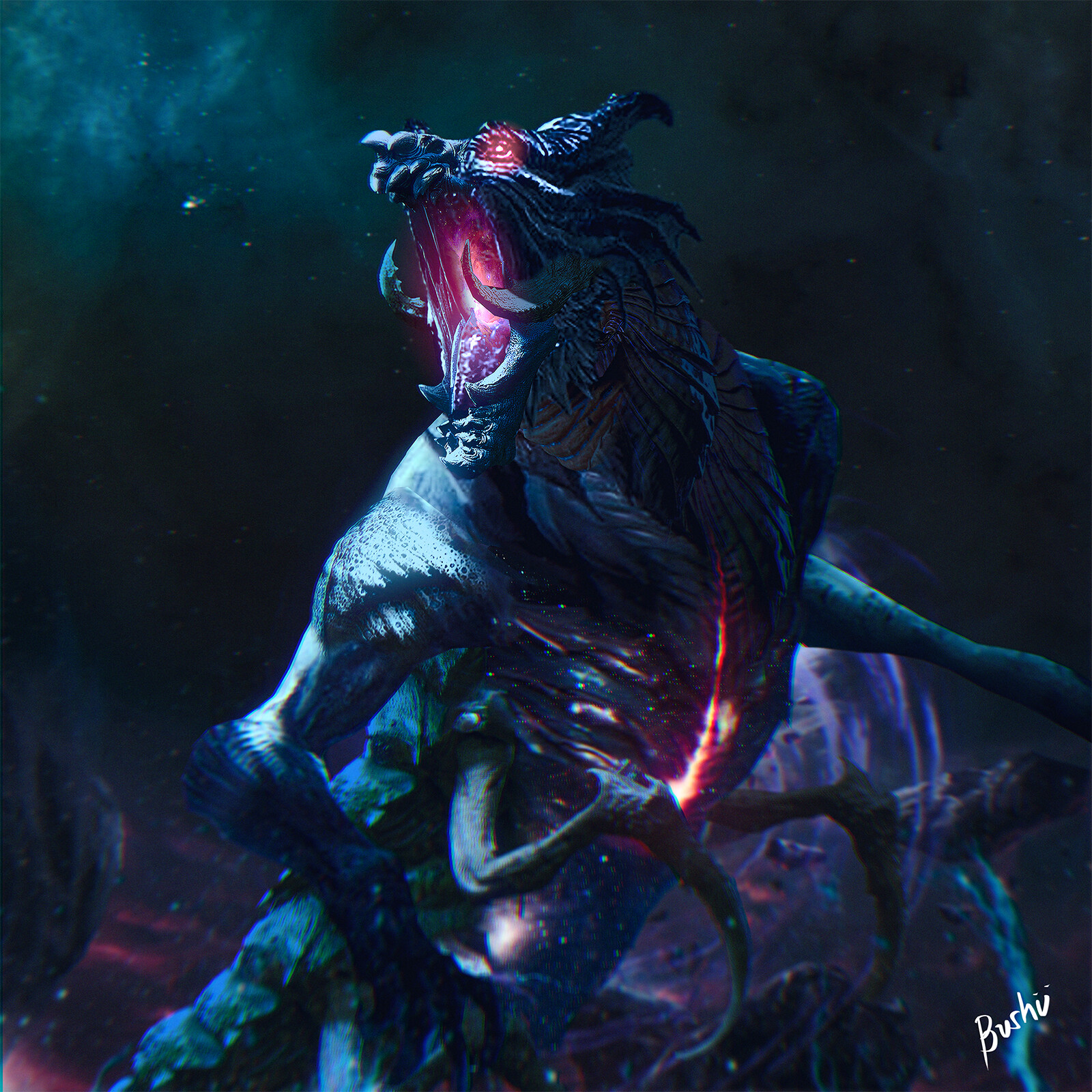 ArtStation - Underworld Dragons