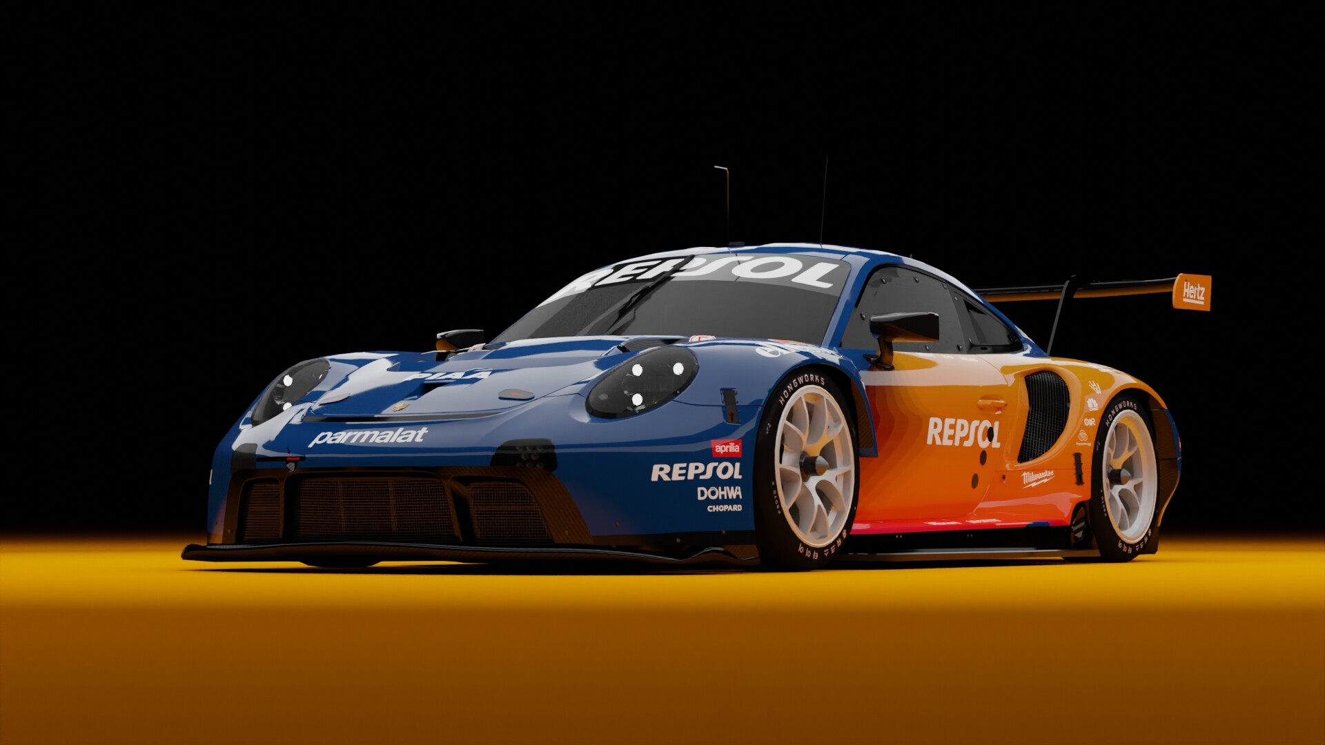 ArtStation - Porsche 911 RSR Repsol livery