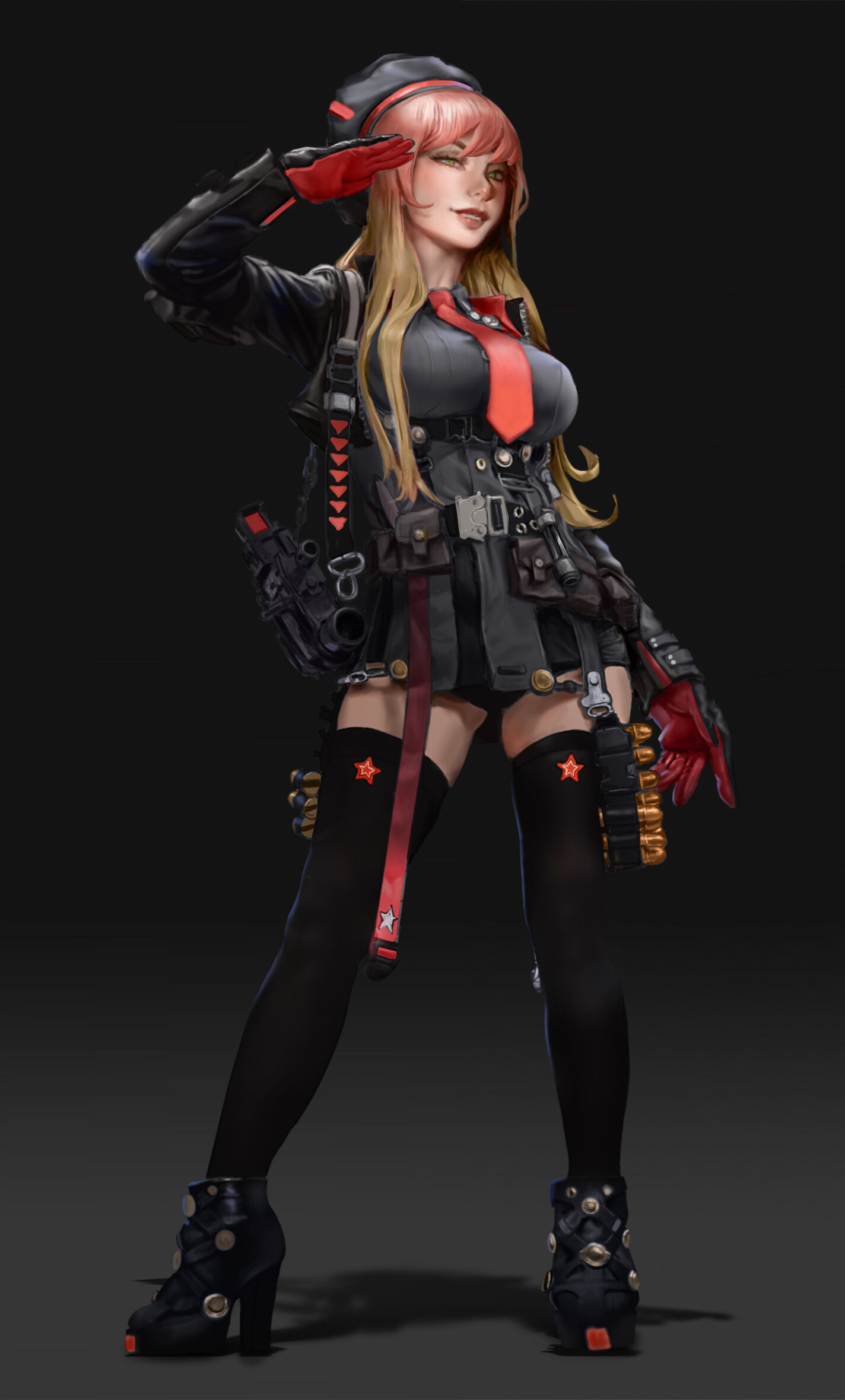 ArtStation - military girl