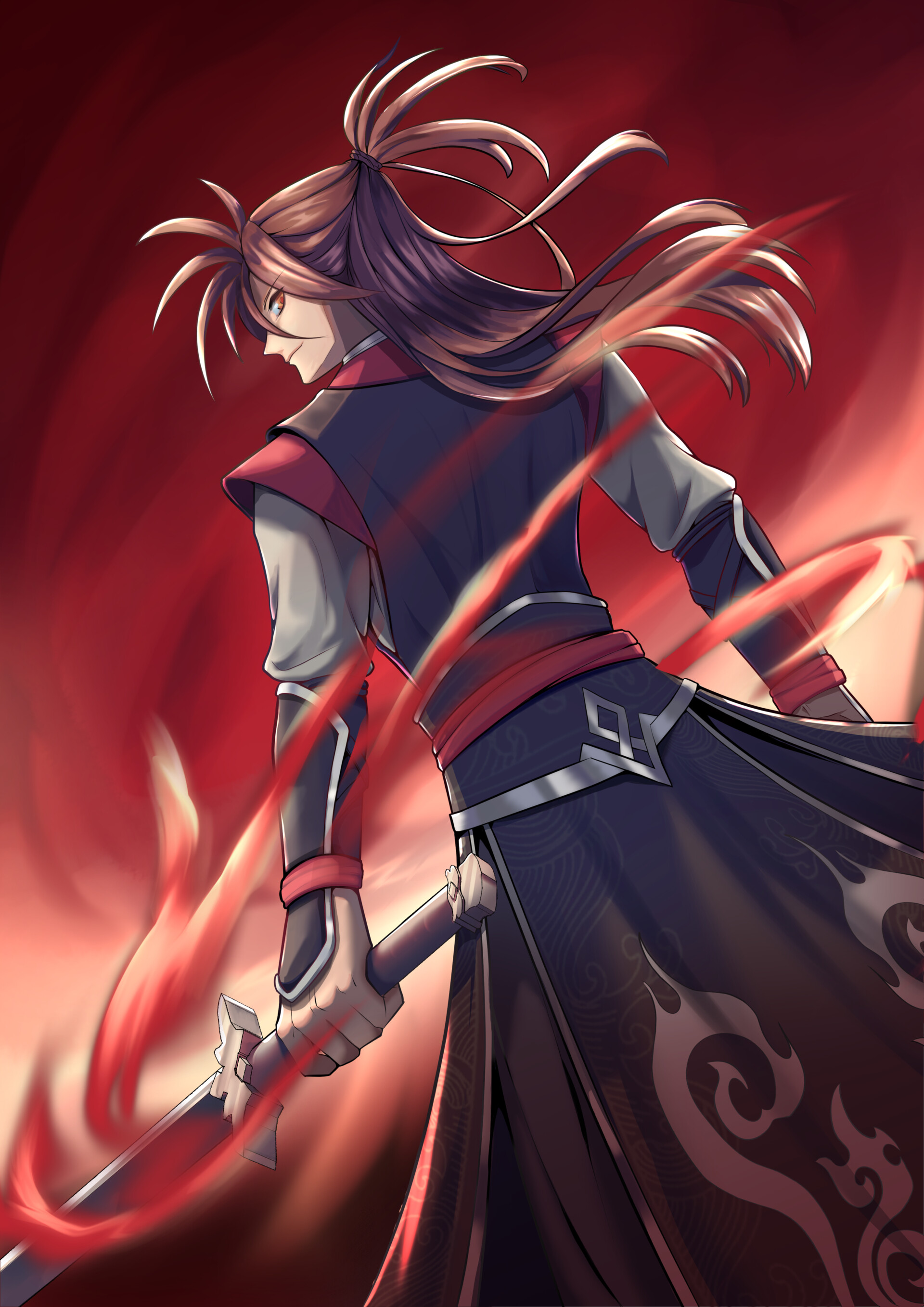 Anime Sword Fighter Male