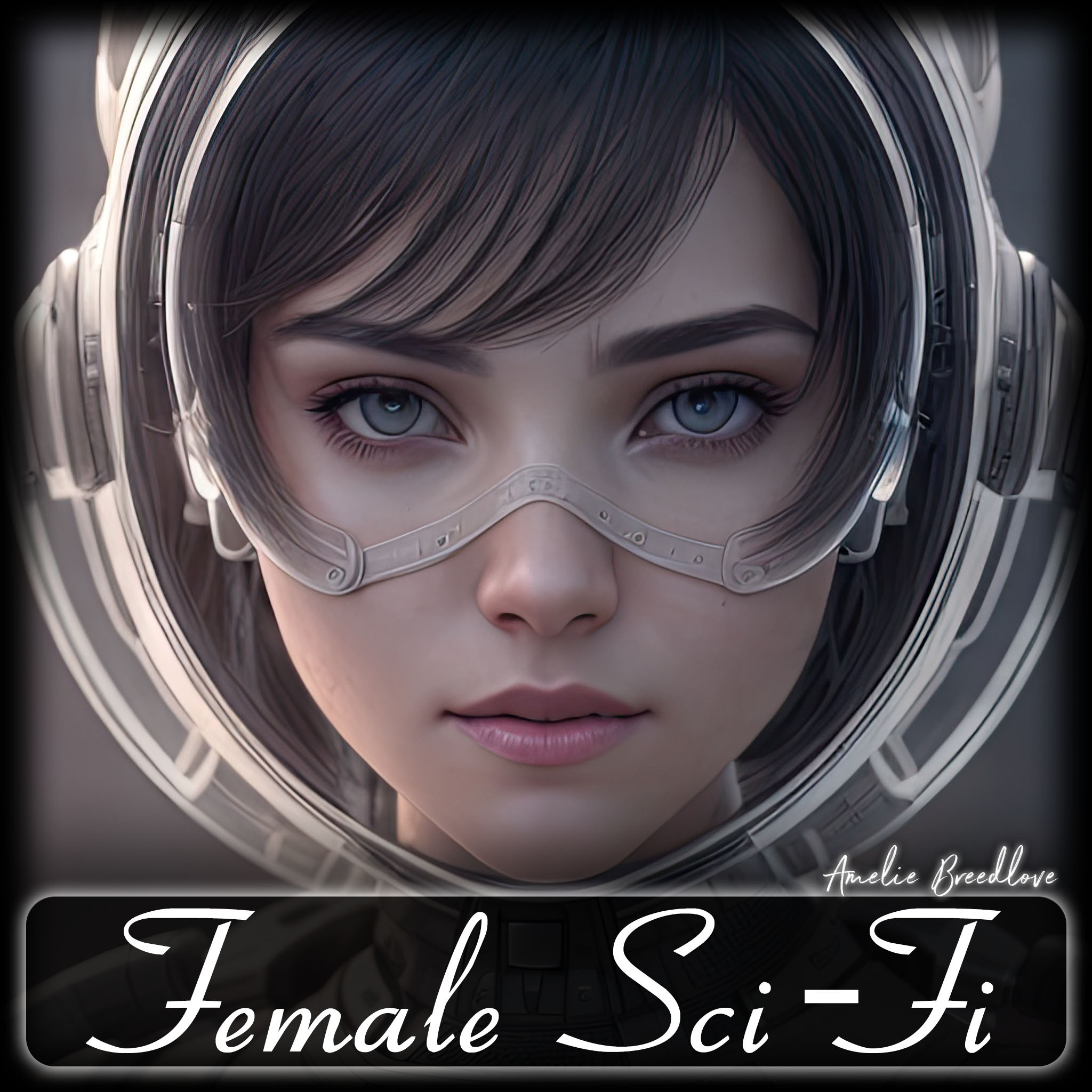 Amelie Breedlove - 400 Realistic Female Sci-Fi Reference Pack | 4K | v.1