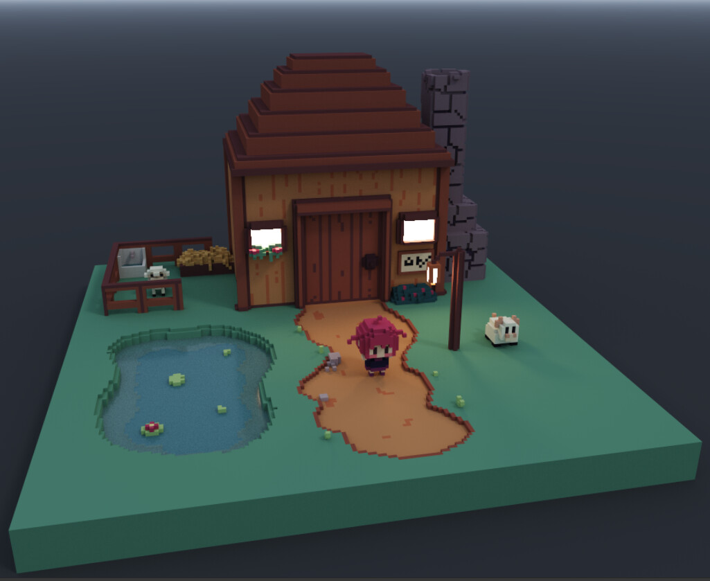 Vanessa - Voxel house