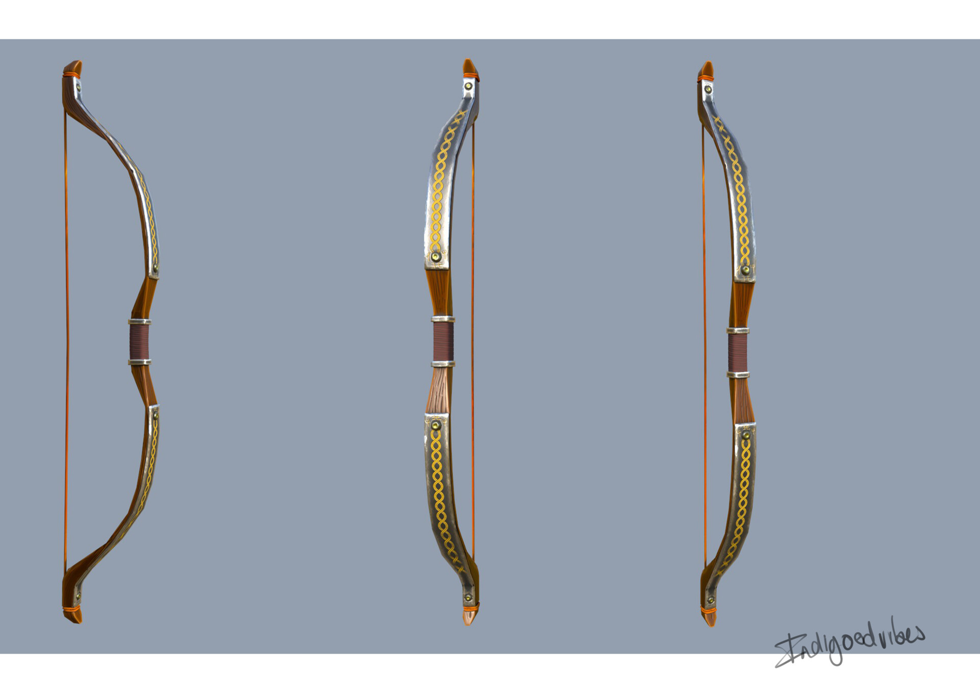 ArtStation - Bow Stylized low poly