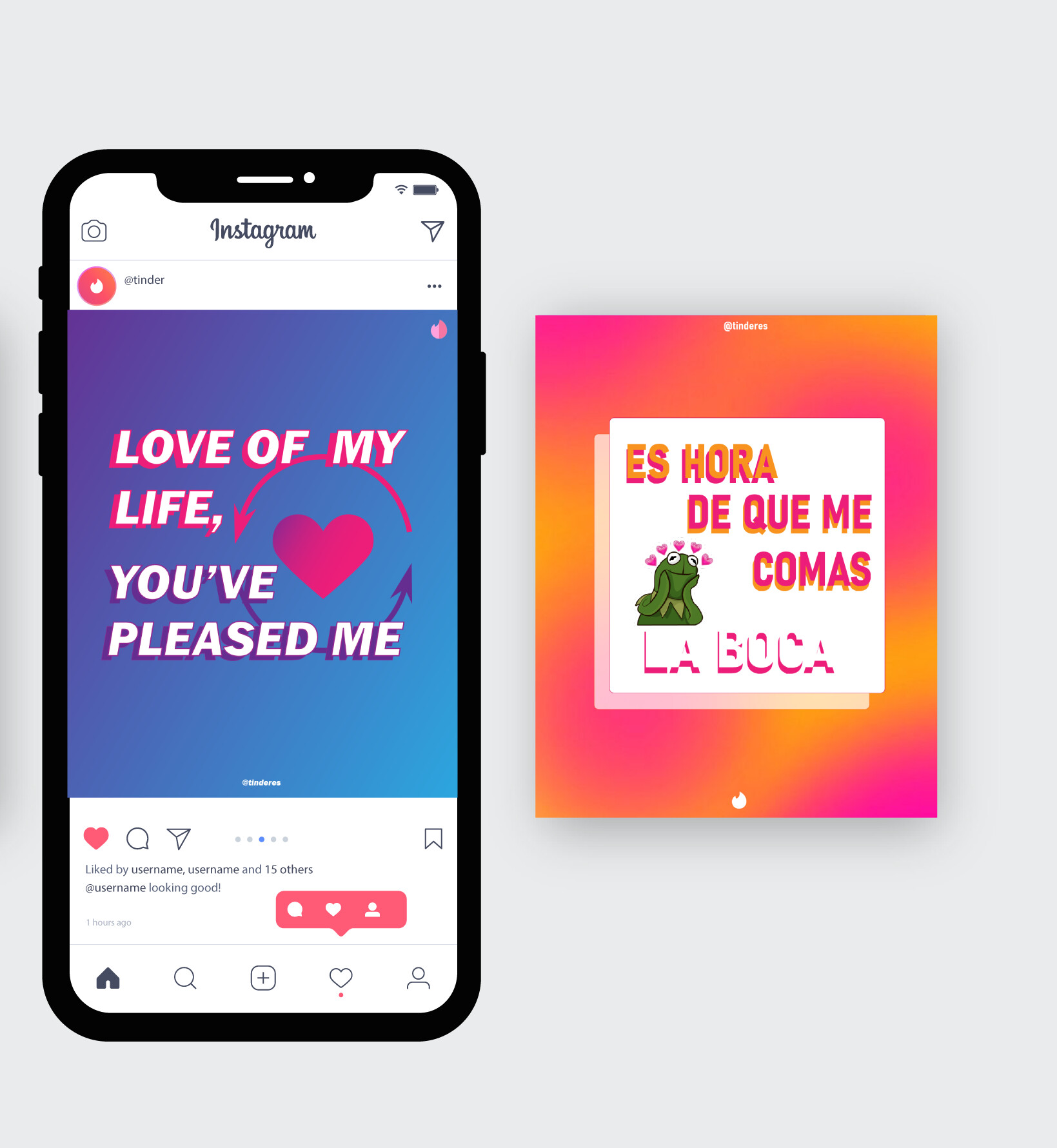 ArtStation - Tinder Post Mockup