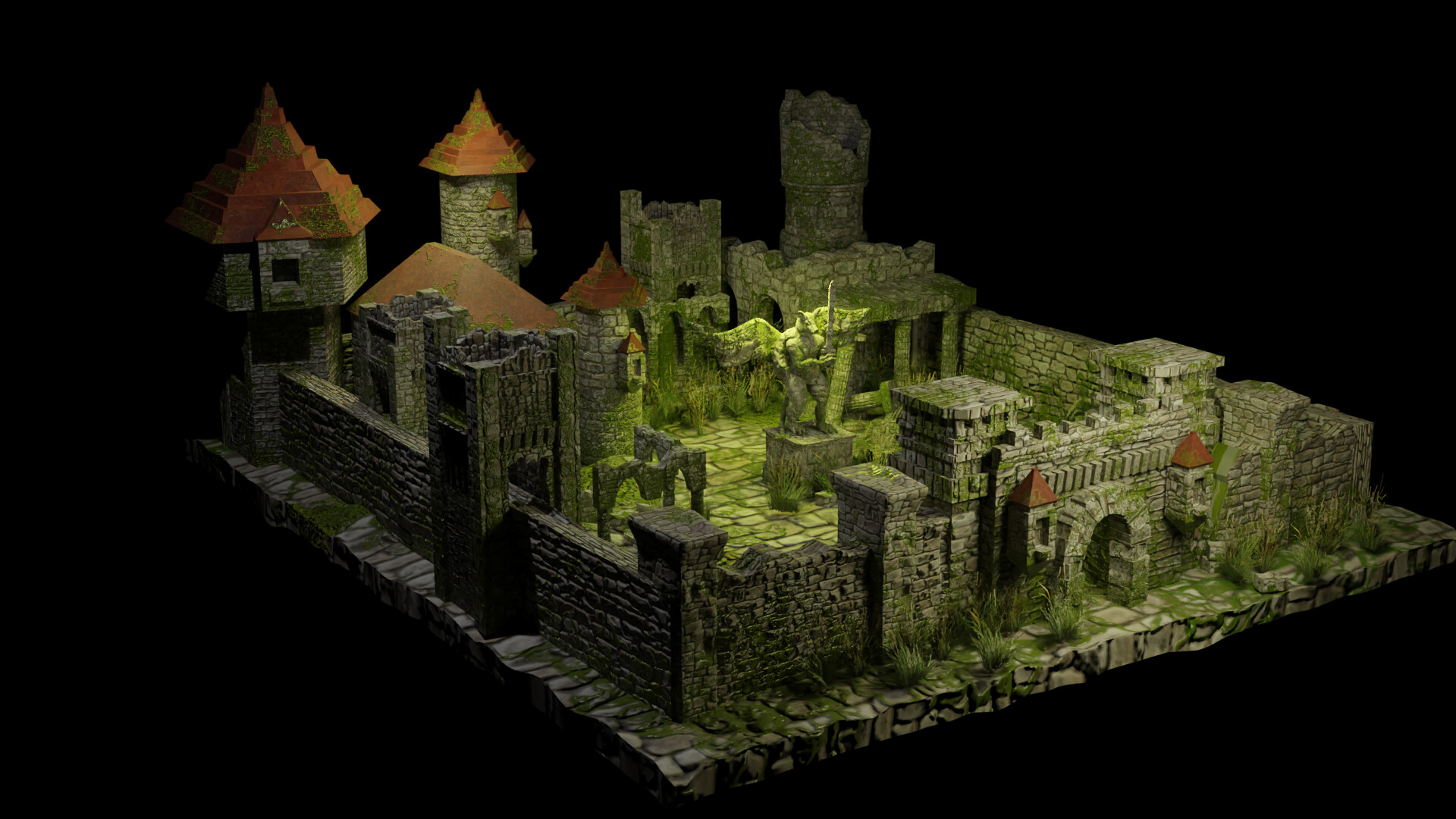 ArtStation - Ruined Castle