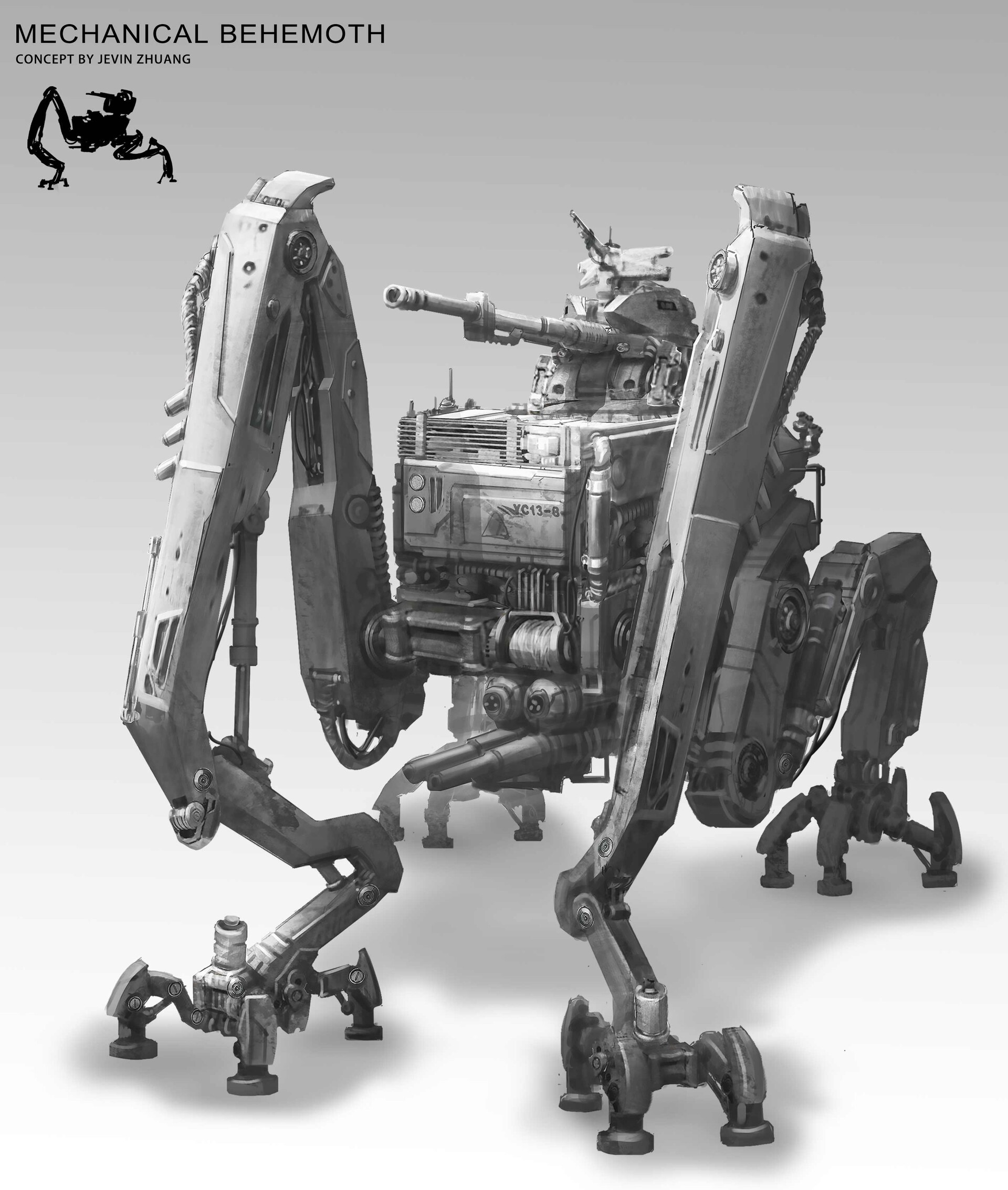 ArtStation - Mechanical behemoth
