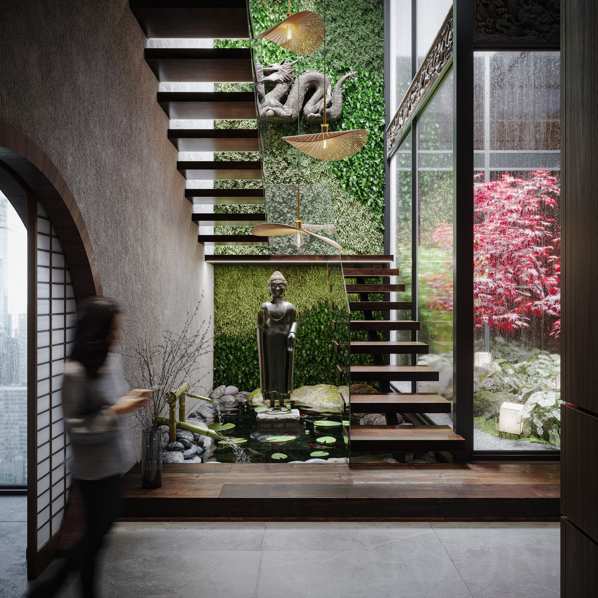 ArtStation - Japanese Atrium