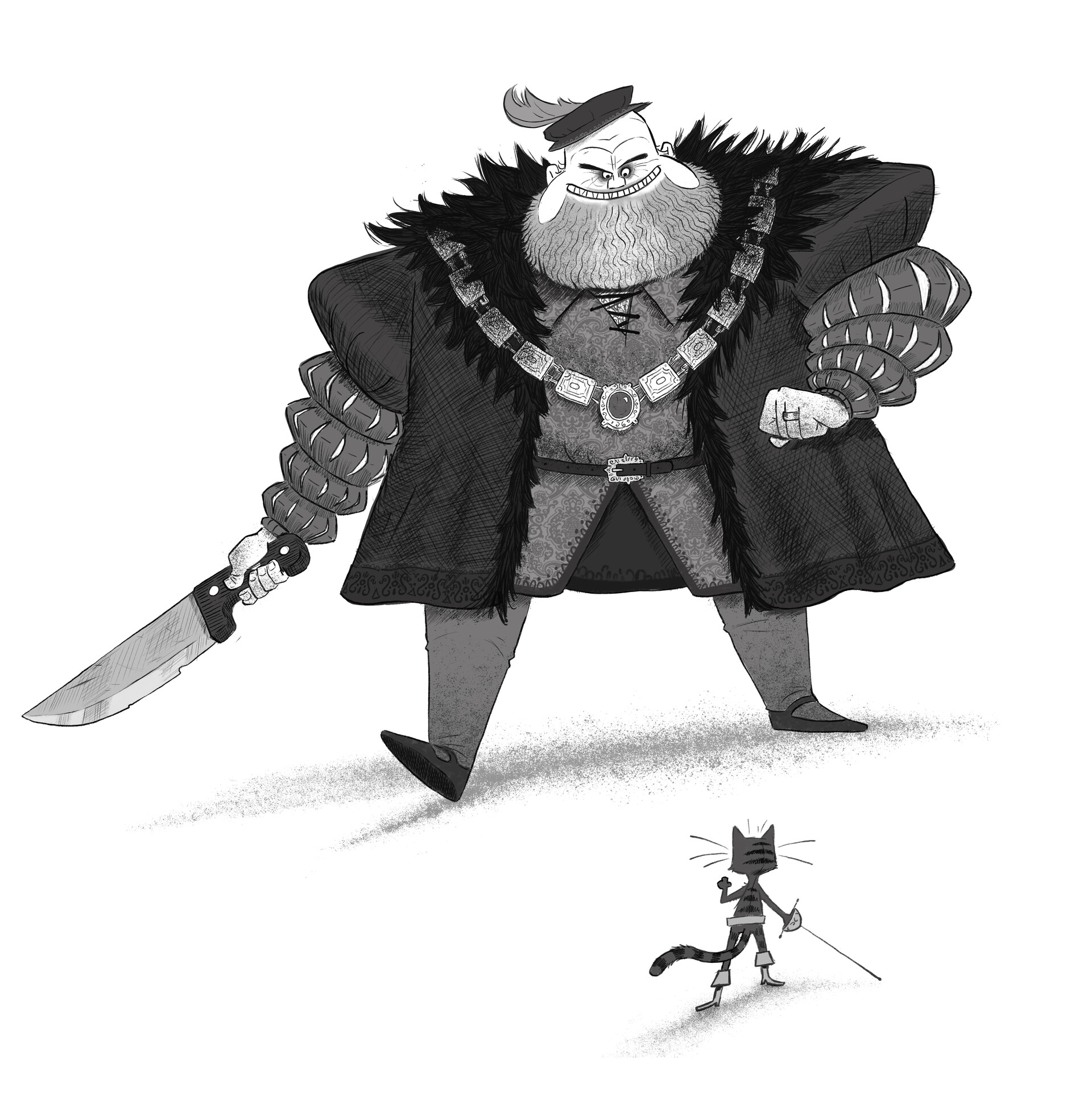 ArtStation - Ogre vs Puss in boots