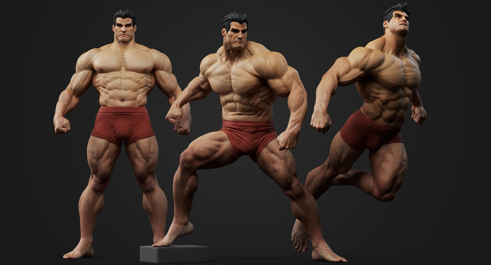3D Scan Store - Super Hero Reference Models