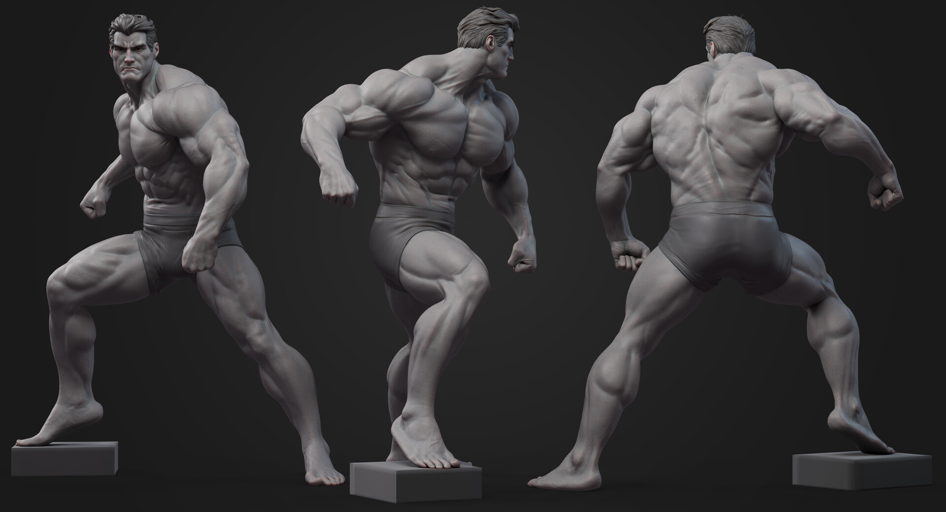 3D Scan Store - Super Hero Reference Models
