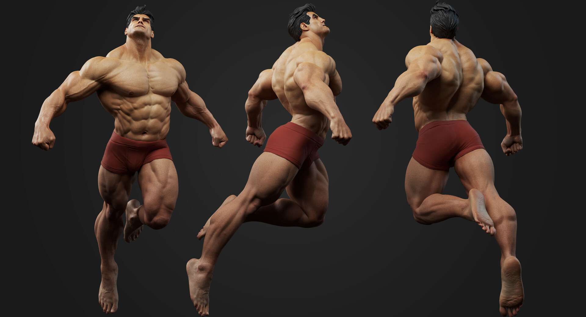 3D Scan Store - Super Hero Reference Models