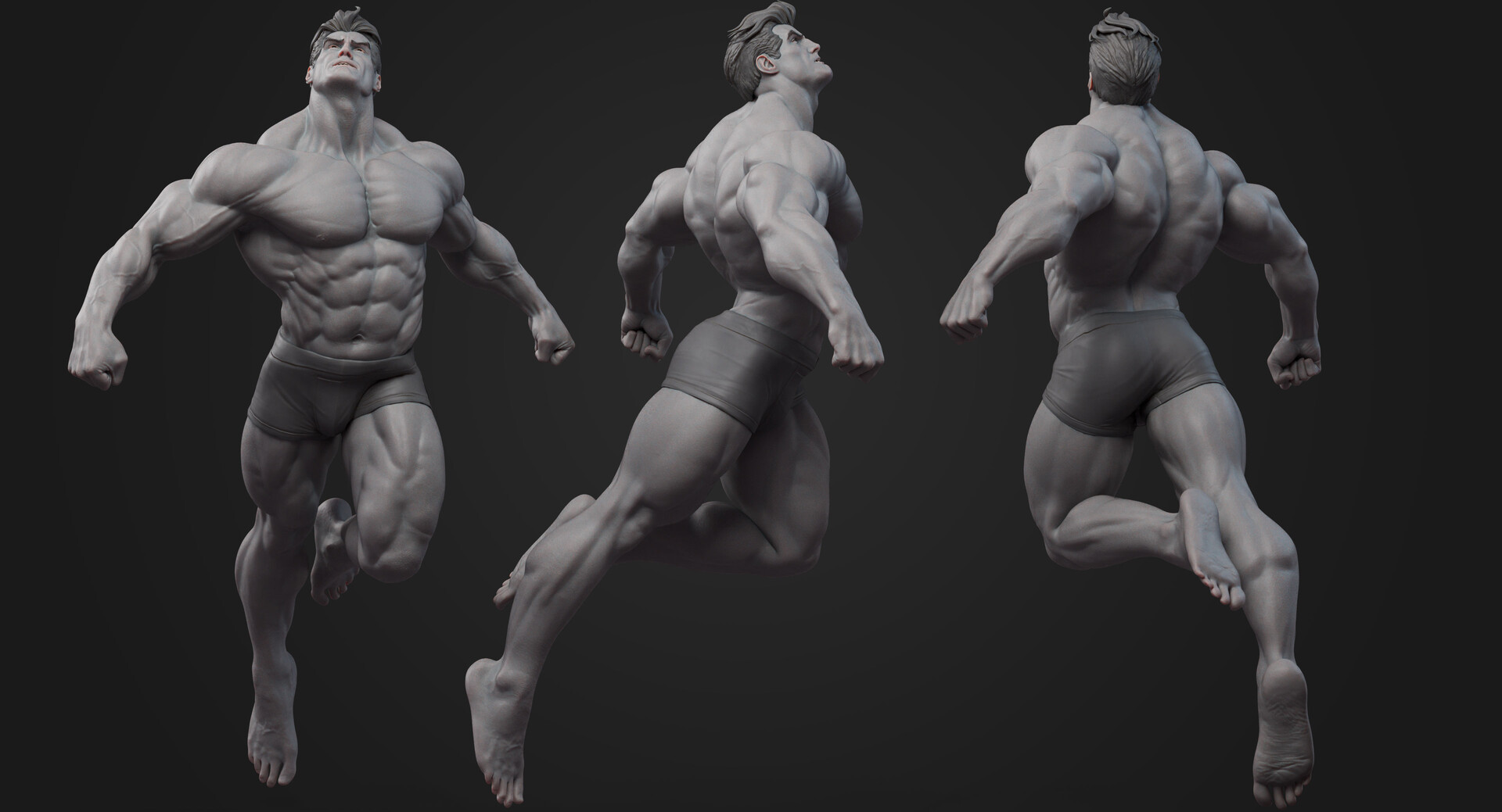 3D Scan Store - Super Hero Reference Models
