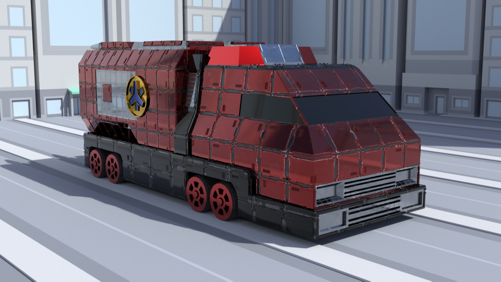 ArtStation - Pyro Rescue 1 / 99Machine Red Ladder