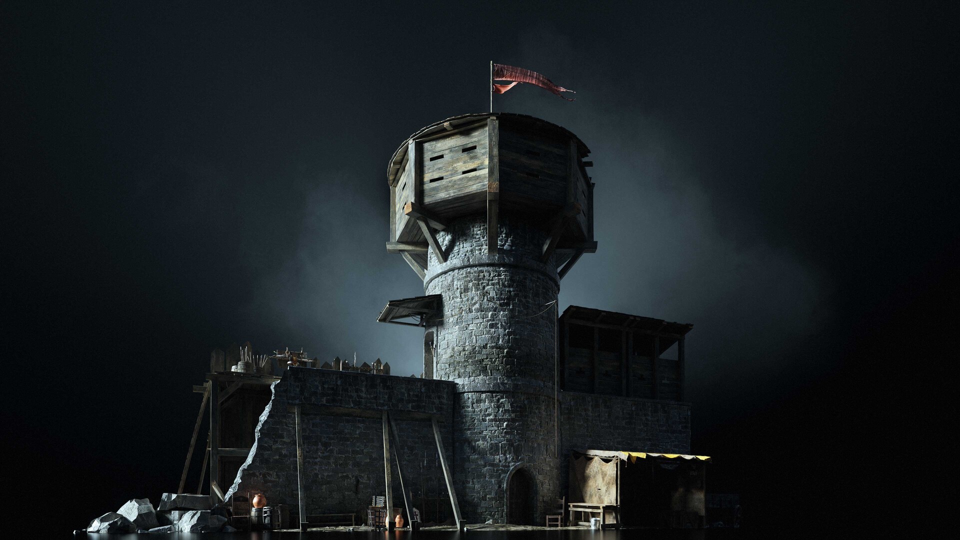 KitBash3D - Medieval Siege - 3D Asset Kit