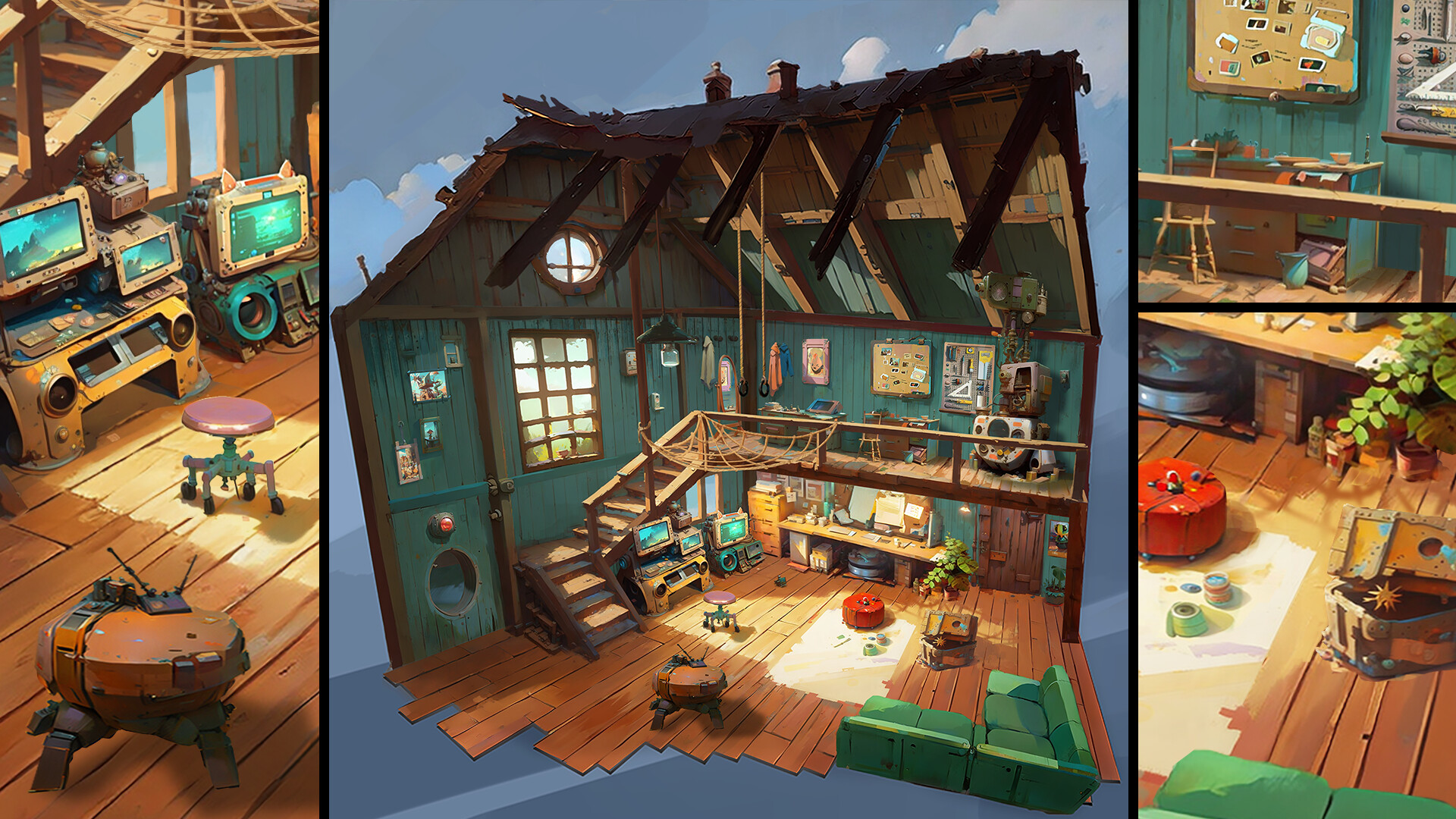 ArtStation - World design for Animated project