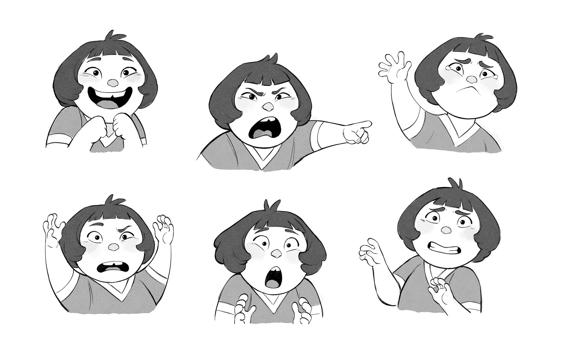 ArtStation - Expression Sheet