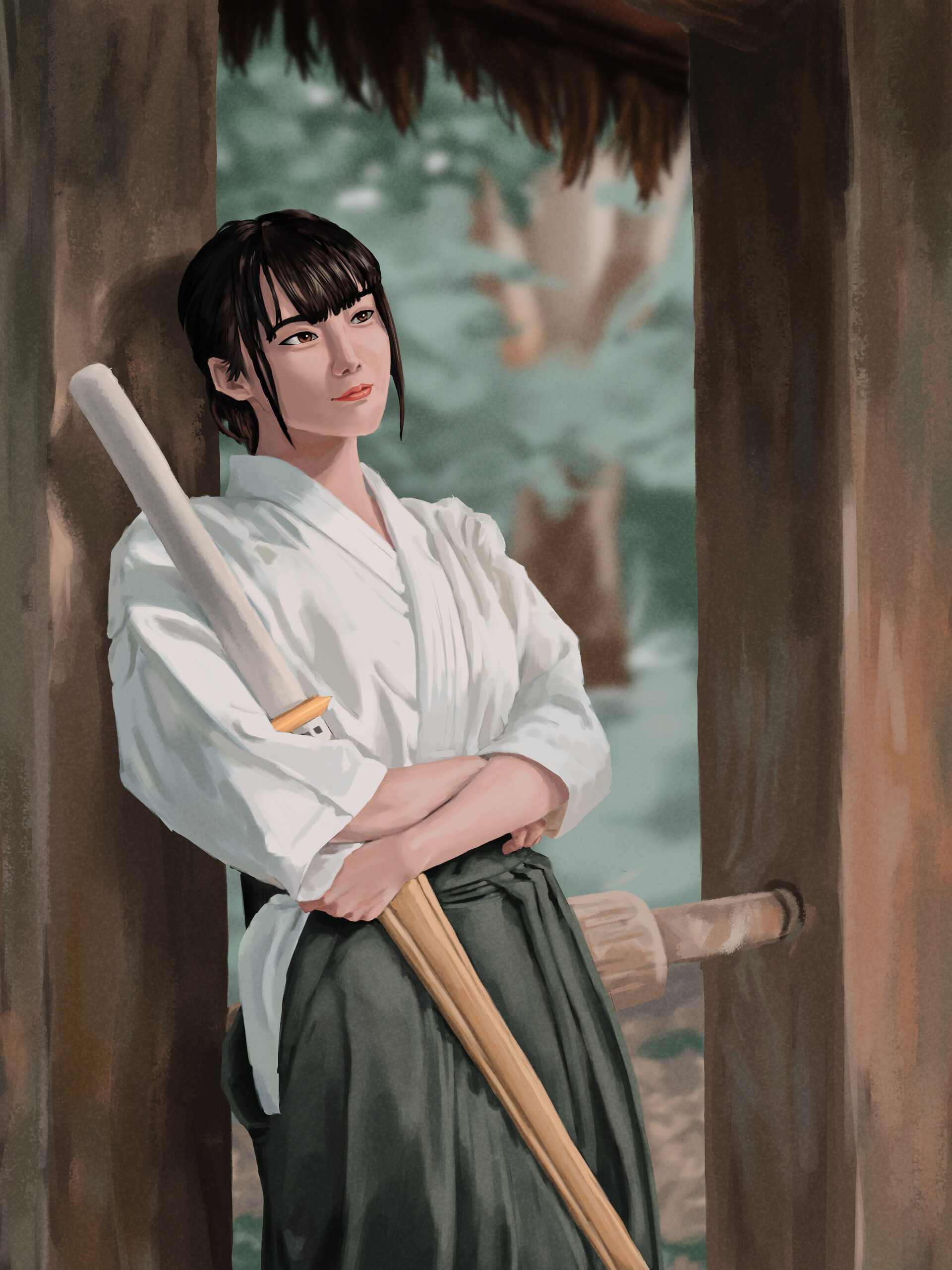 ArtStation - Kendo girl