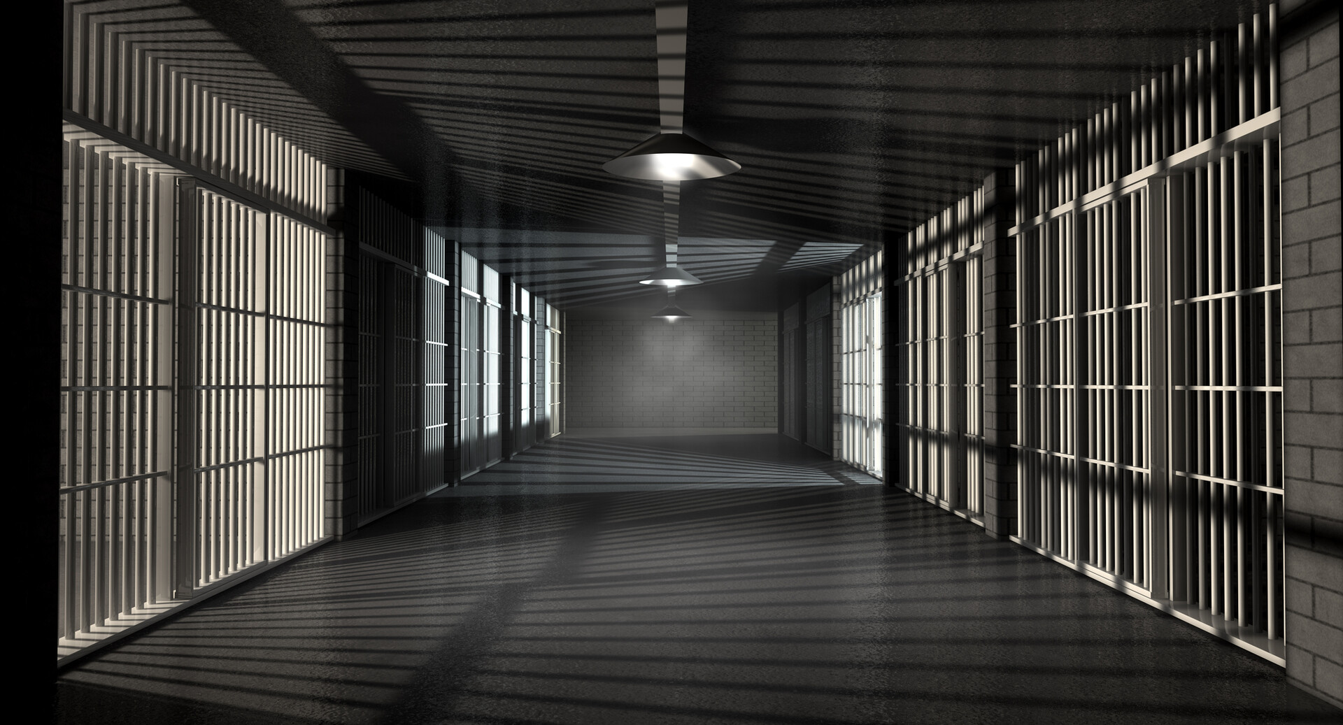 ArtStation - Jail cell corridor