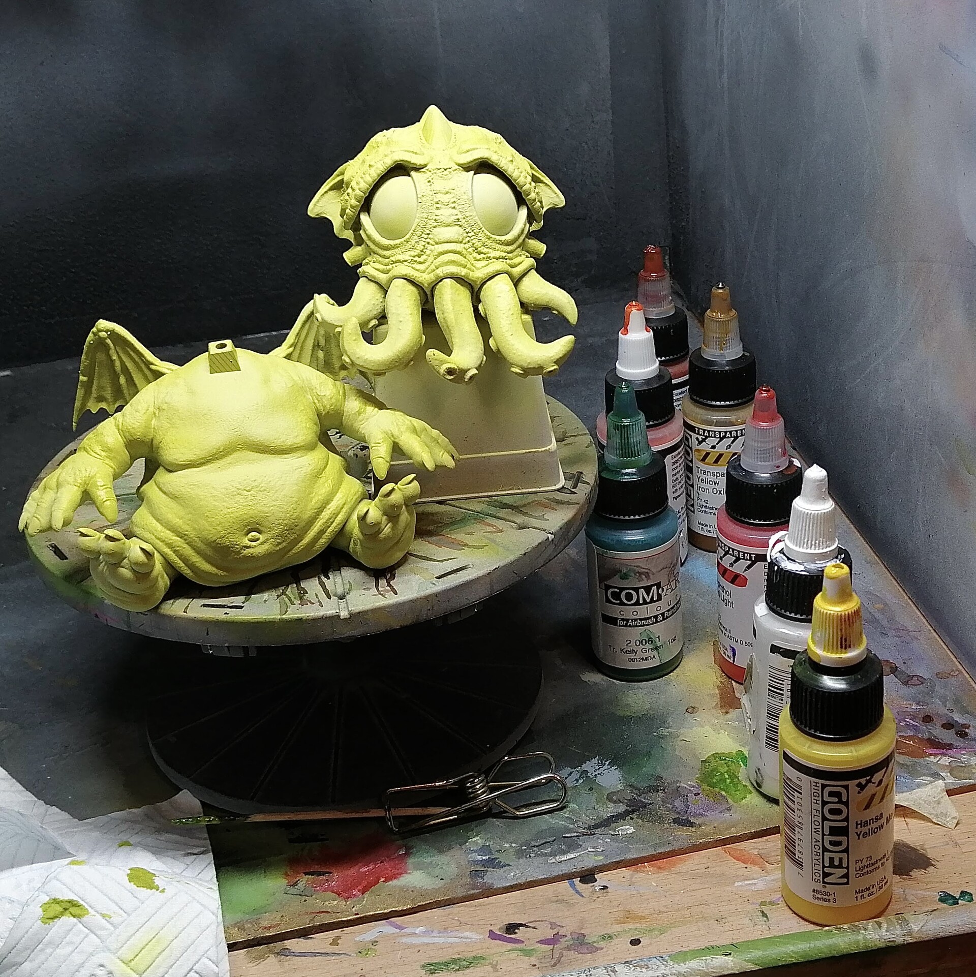 Keith Talbot - Baby Cthulhu or Cutethulhu sculpt and 3D Print