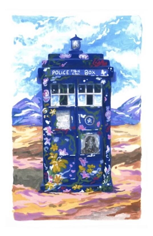 ArtStation - Clara's TARDIS