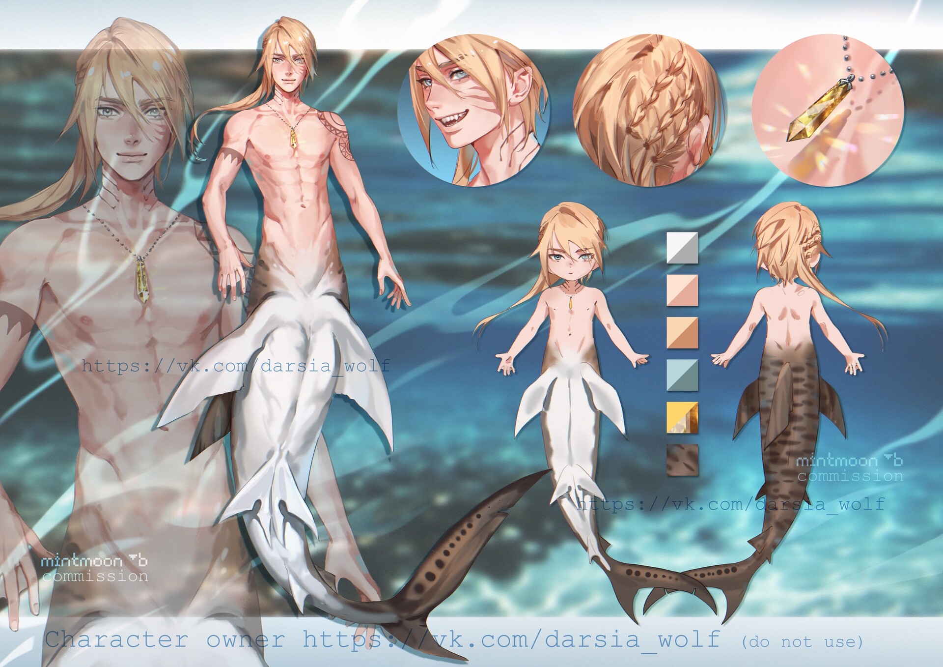 ArtStation - Character Reference Sheet Commission