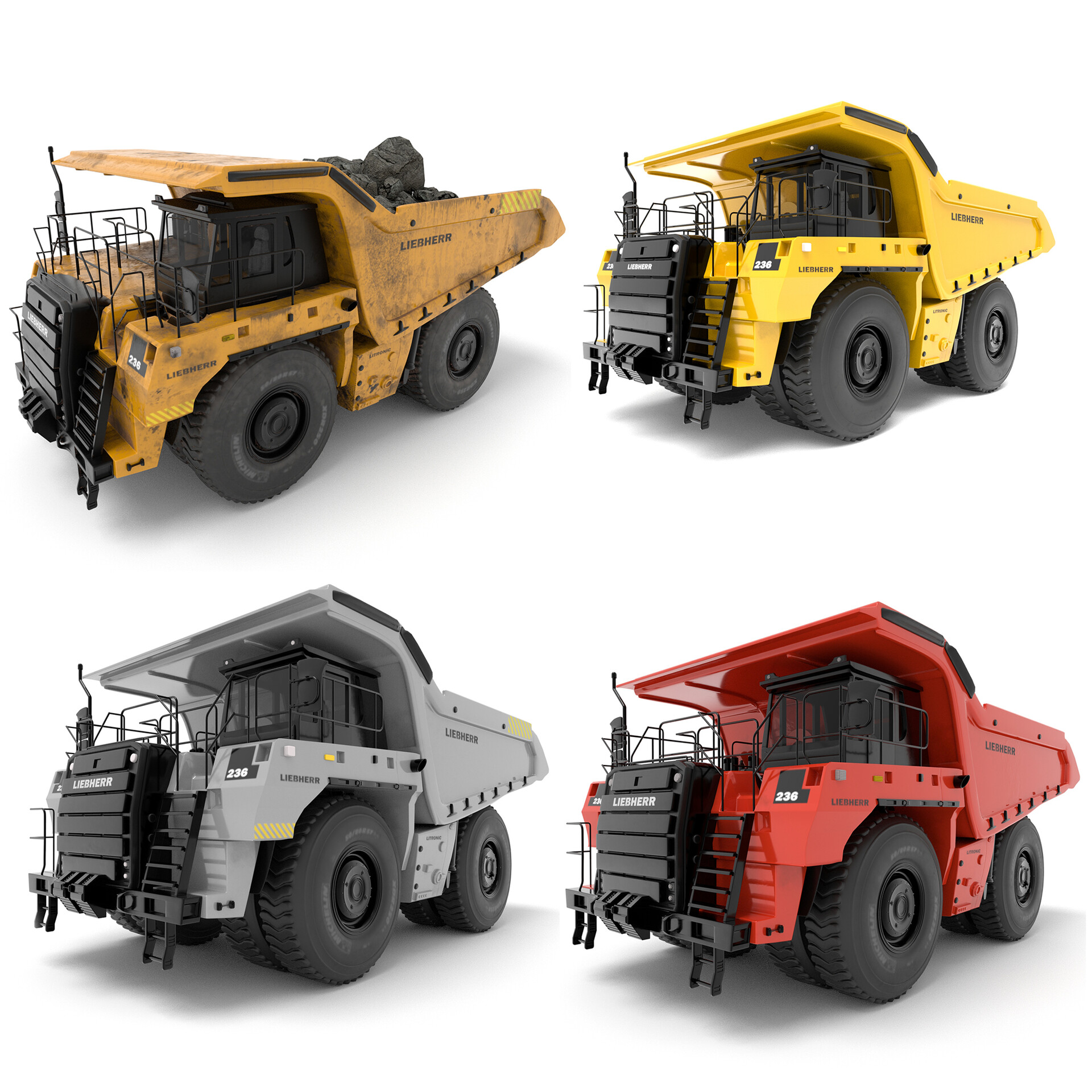 ArtStation - Mining Dump Truck