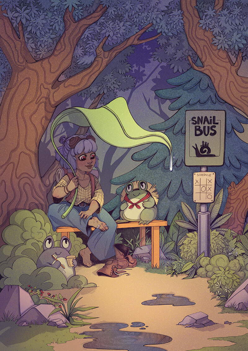 ArtStation - Snail bus