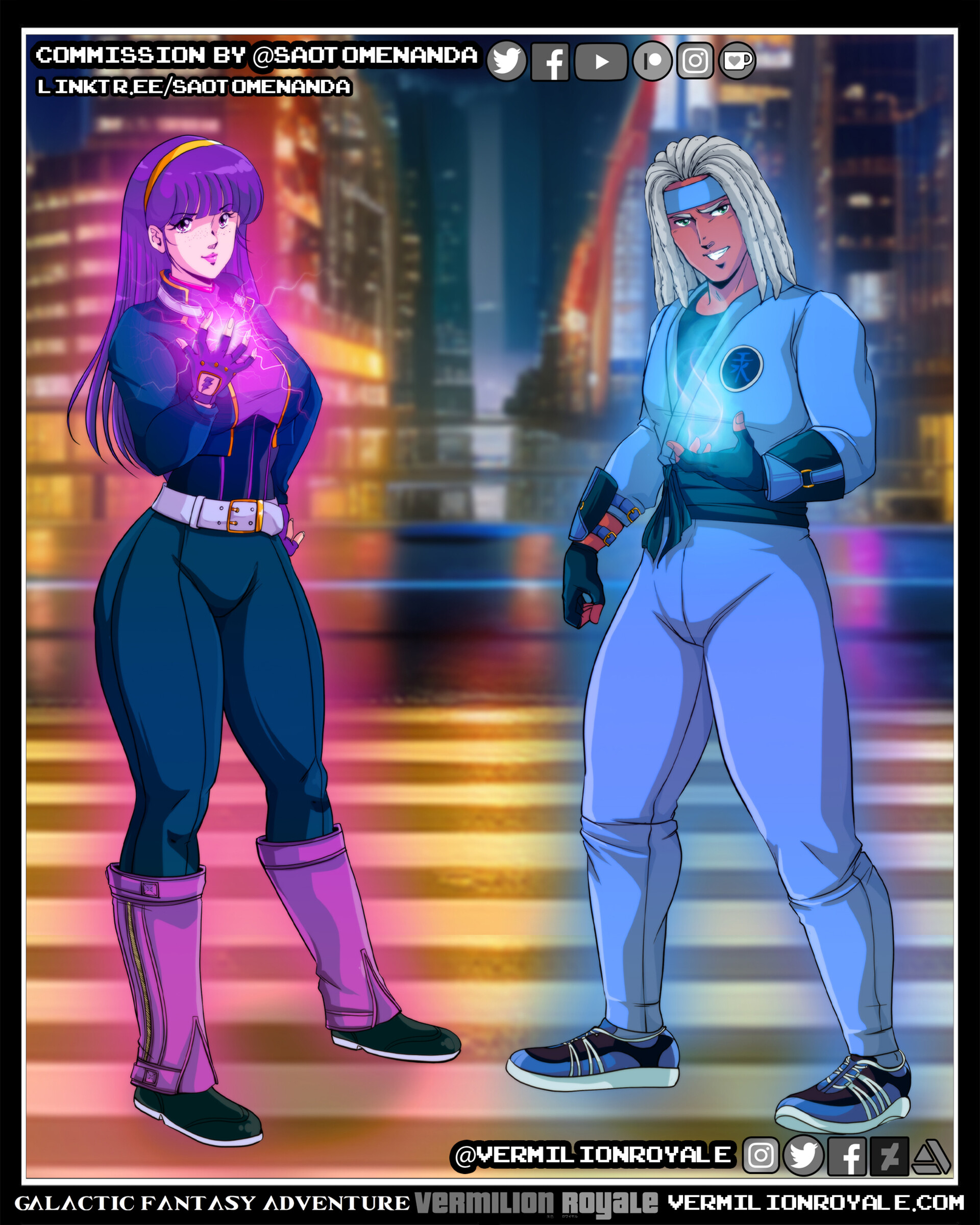 Vermilion Royale - VR - Commission by @SaotomeNanda - JoJo & Night #001