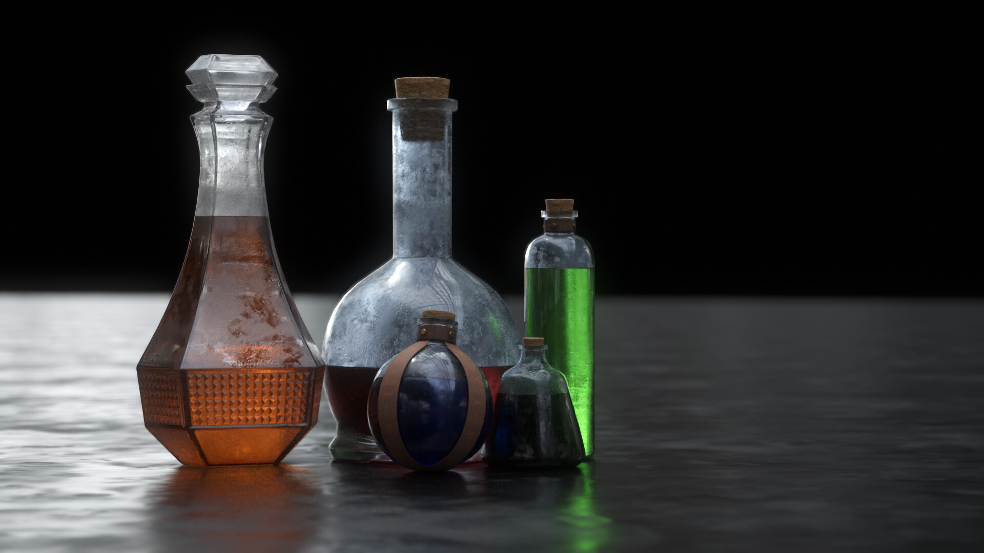 Chris Kinch - Potion Bottles