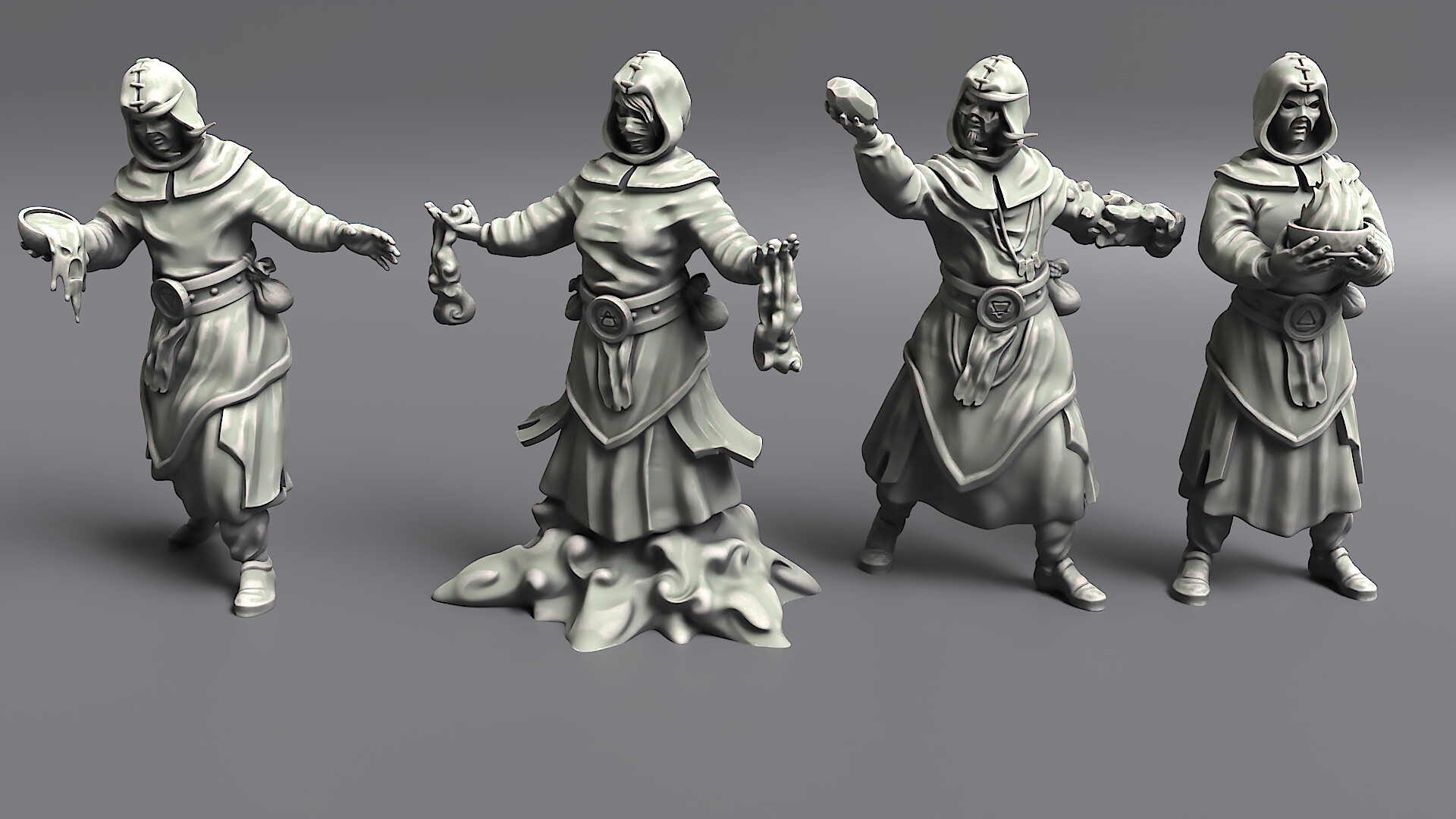 ArtStation - Elemental Cultists