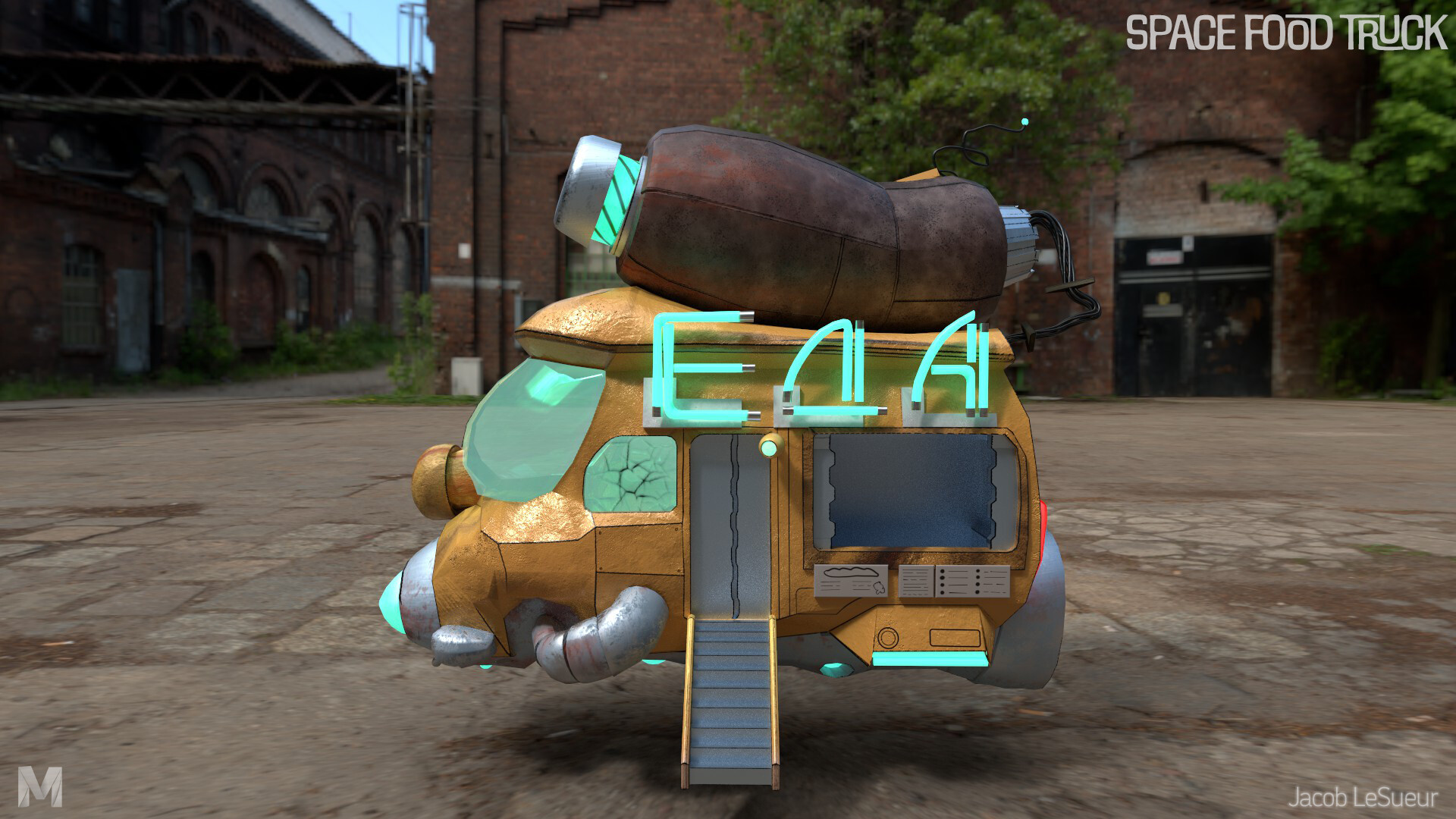 ArtStation - Space Food Truck