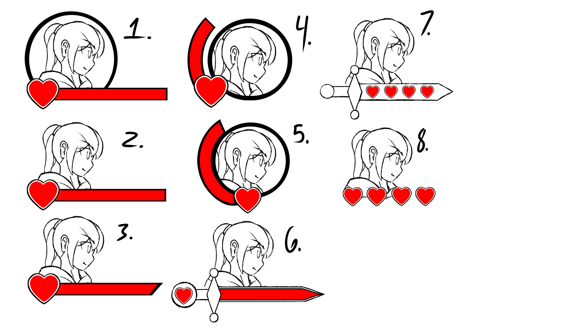 ArtStation - Fantasy Health Bar Concept Art