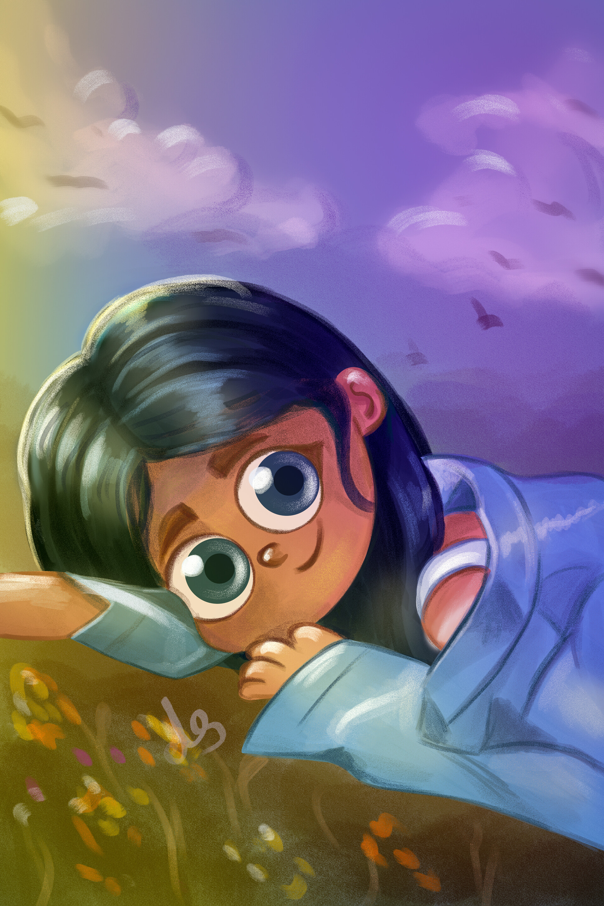 ArtStation - Sleeping girl