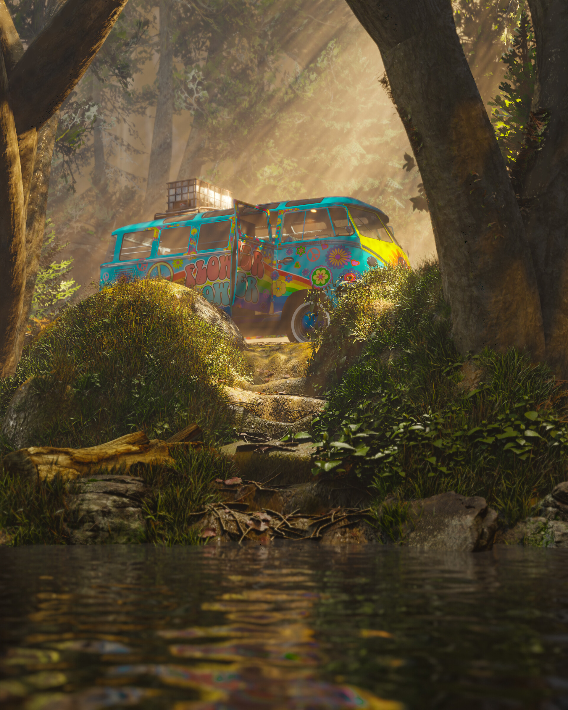 ArtStation - HIPPY VAN
