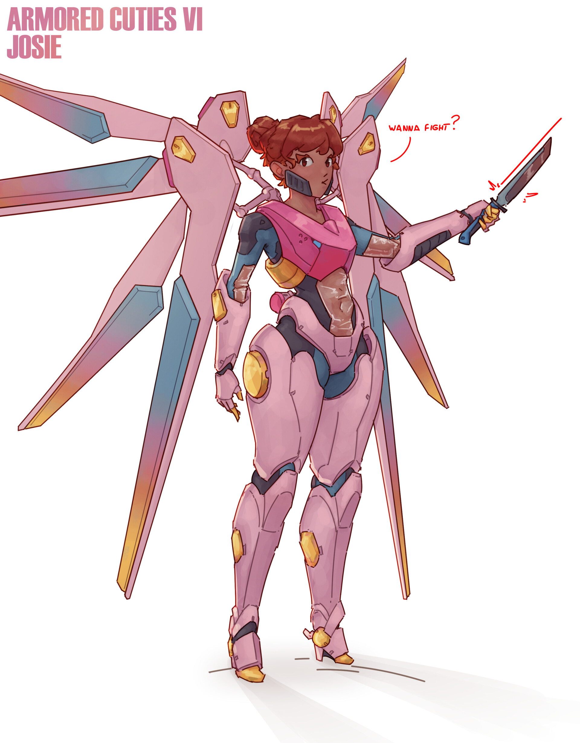 ArtStation - Josie - Armored Cuties VI