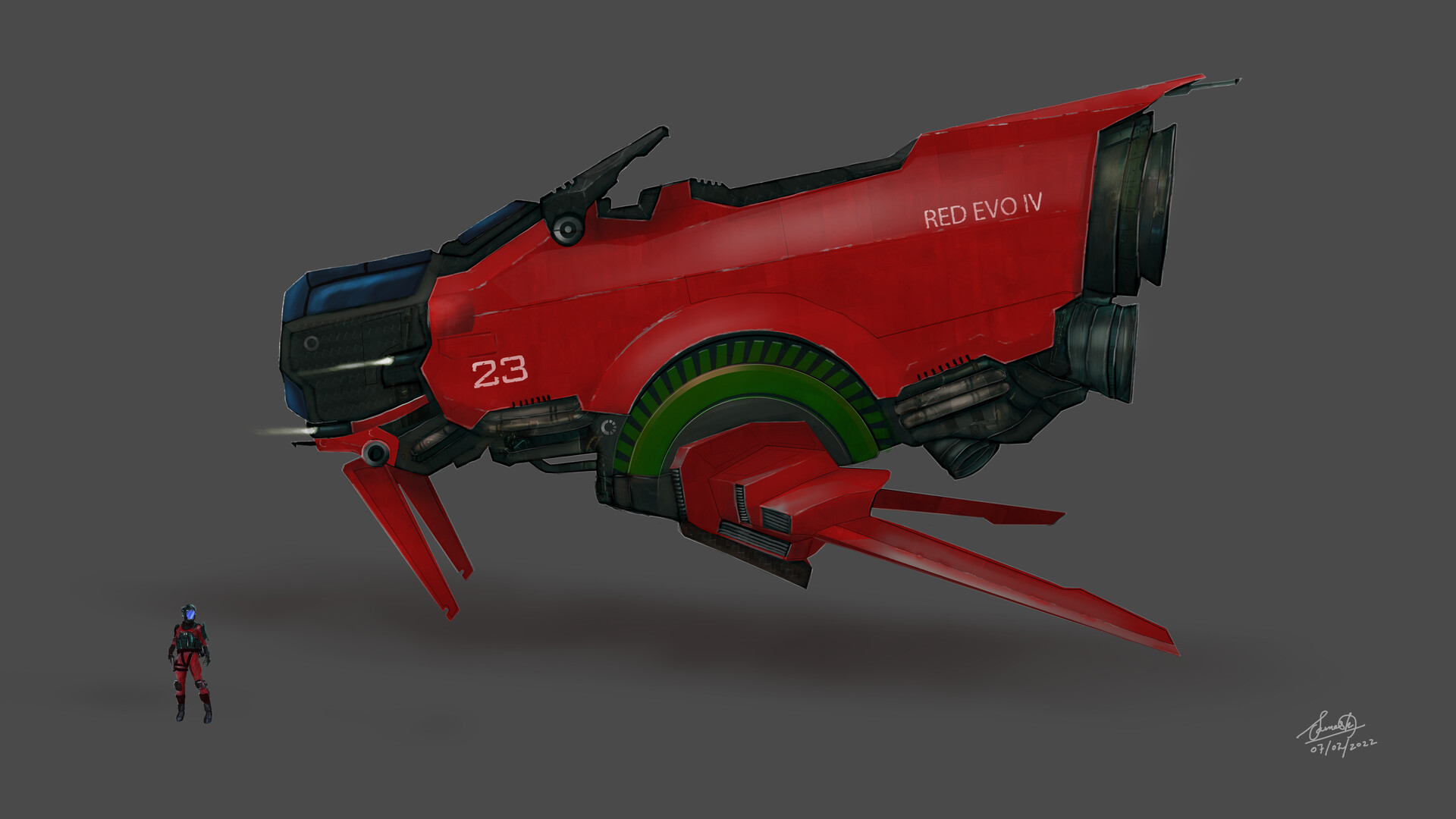 ArtStation - Red EVO IV